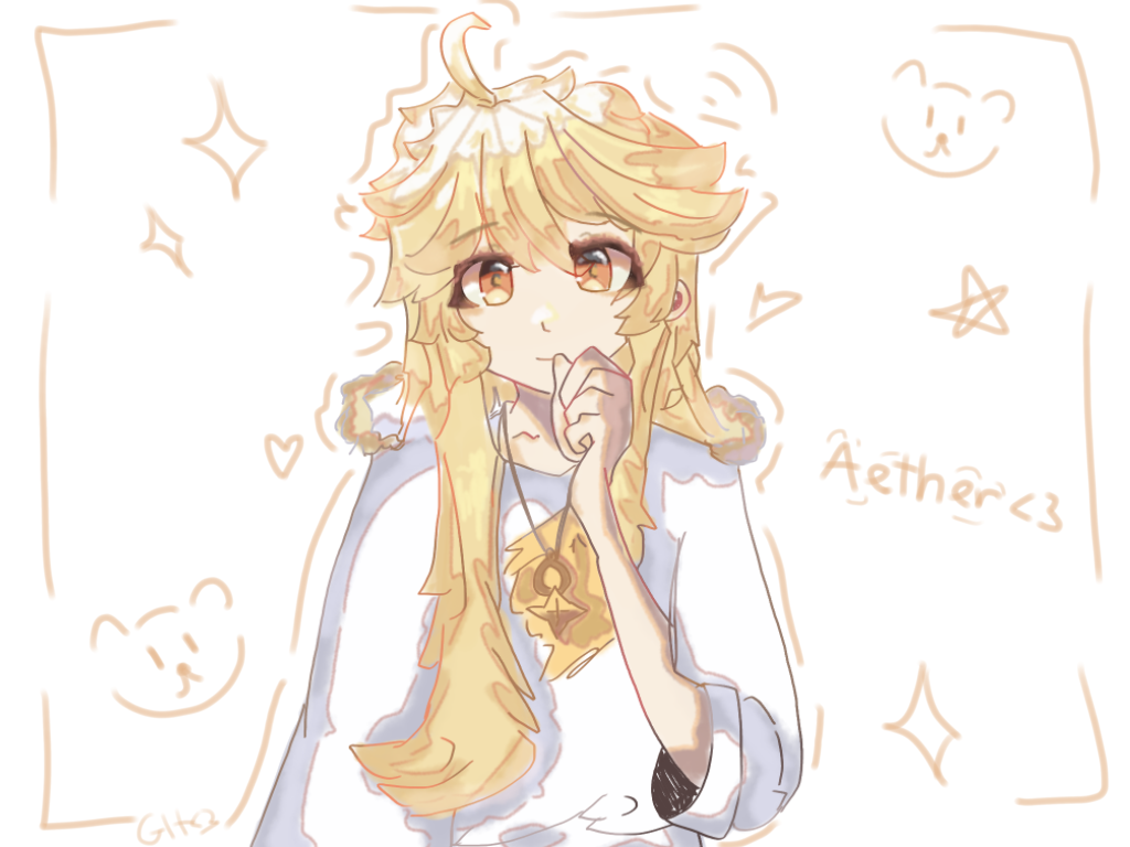 Aether fanart Genshin Impact | HoYoLAB