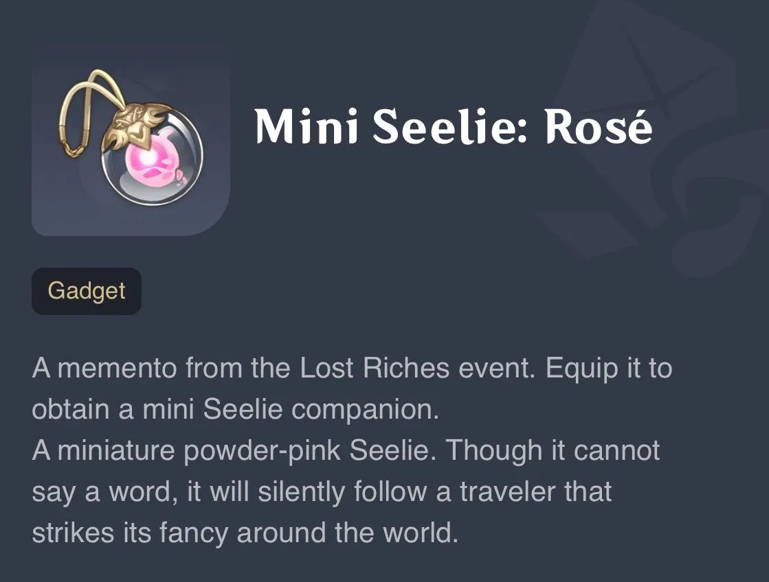 Mini Seelie choices, help me choose Genshin Impact | HoYoLAB