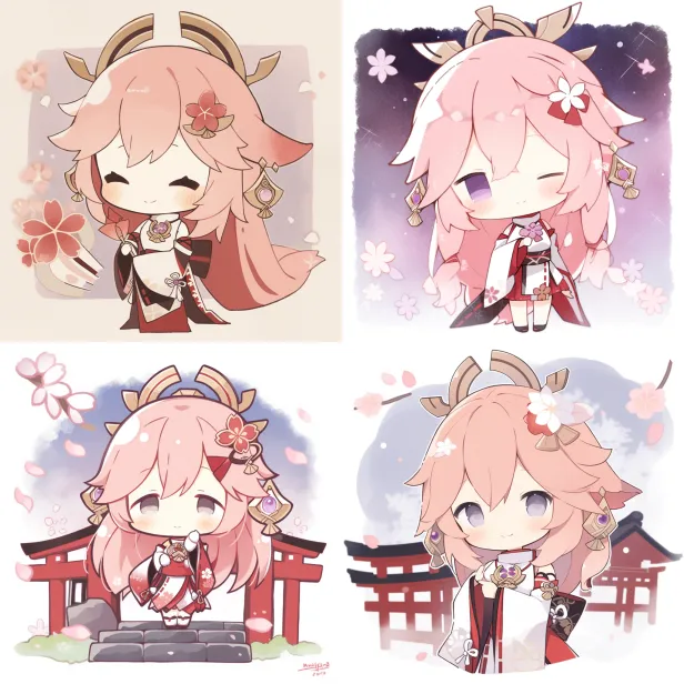 Chibi Yae miko kawai Genshin Impact | HoYoLAB