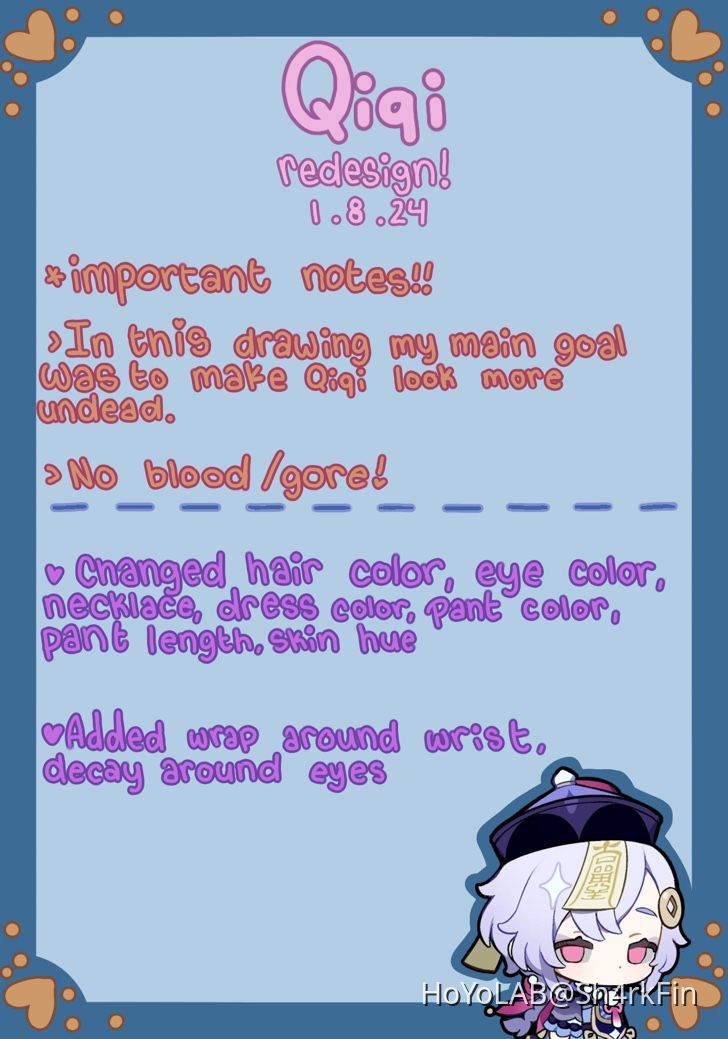 Qiqi redesign! Genshin Impact | HoYoLAB