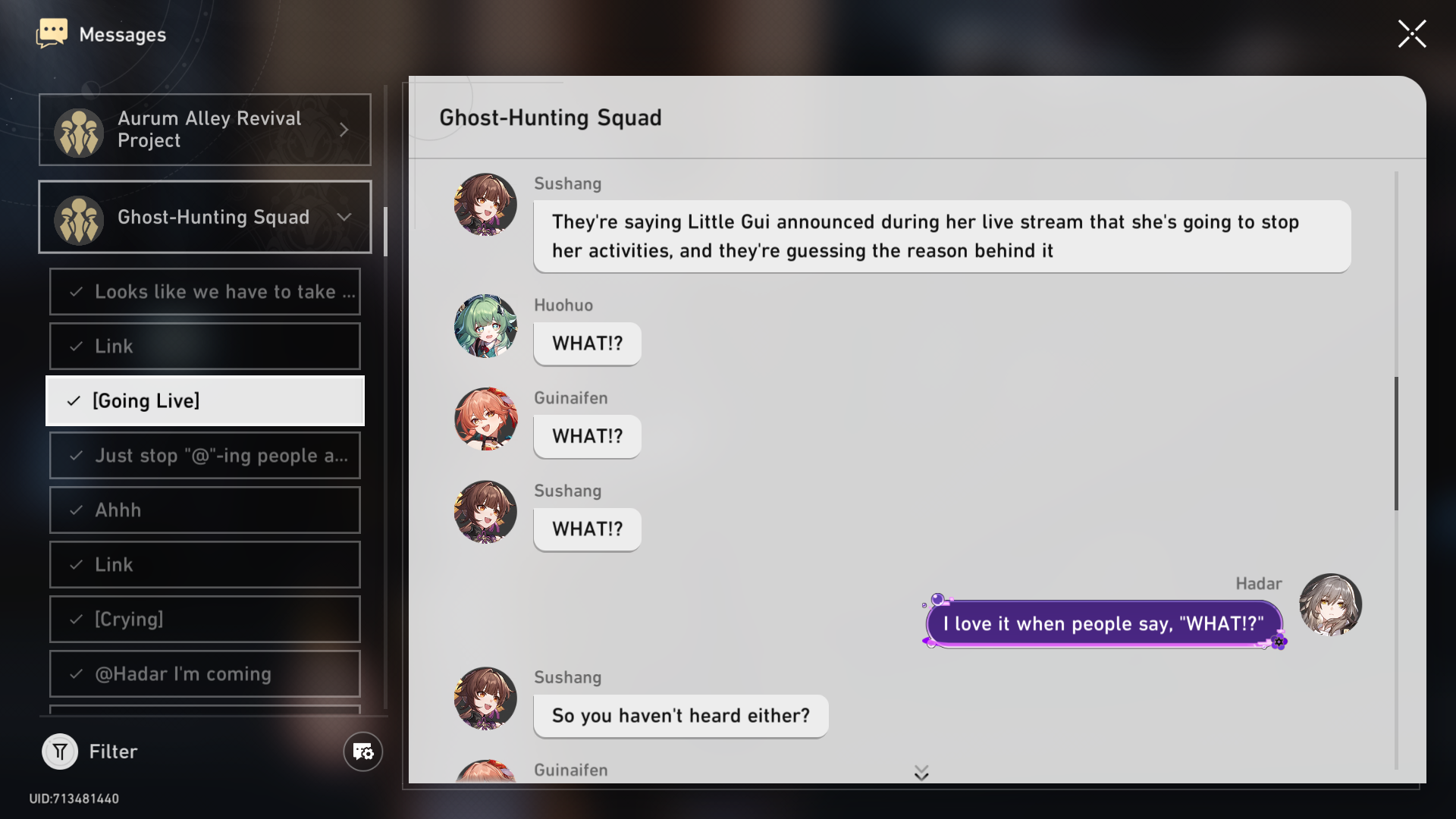 FOUND OLD MESSAGES Honkai: Star Rail | HoYoLAB