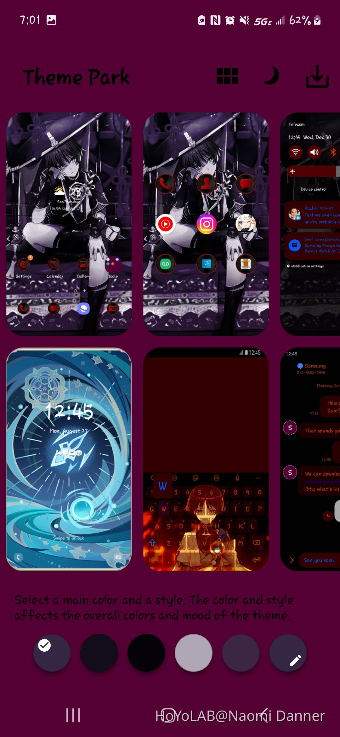 Wanderer phone theme Genshin Impact | HoYoLAB