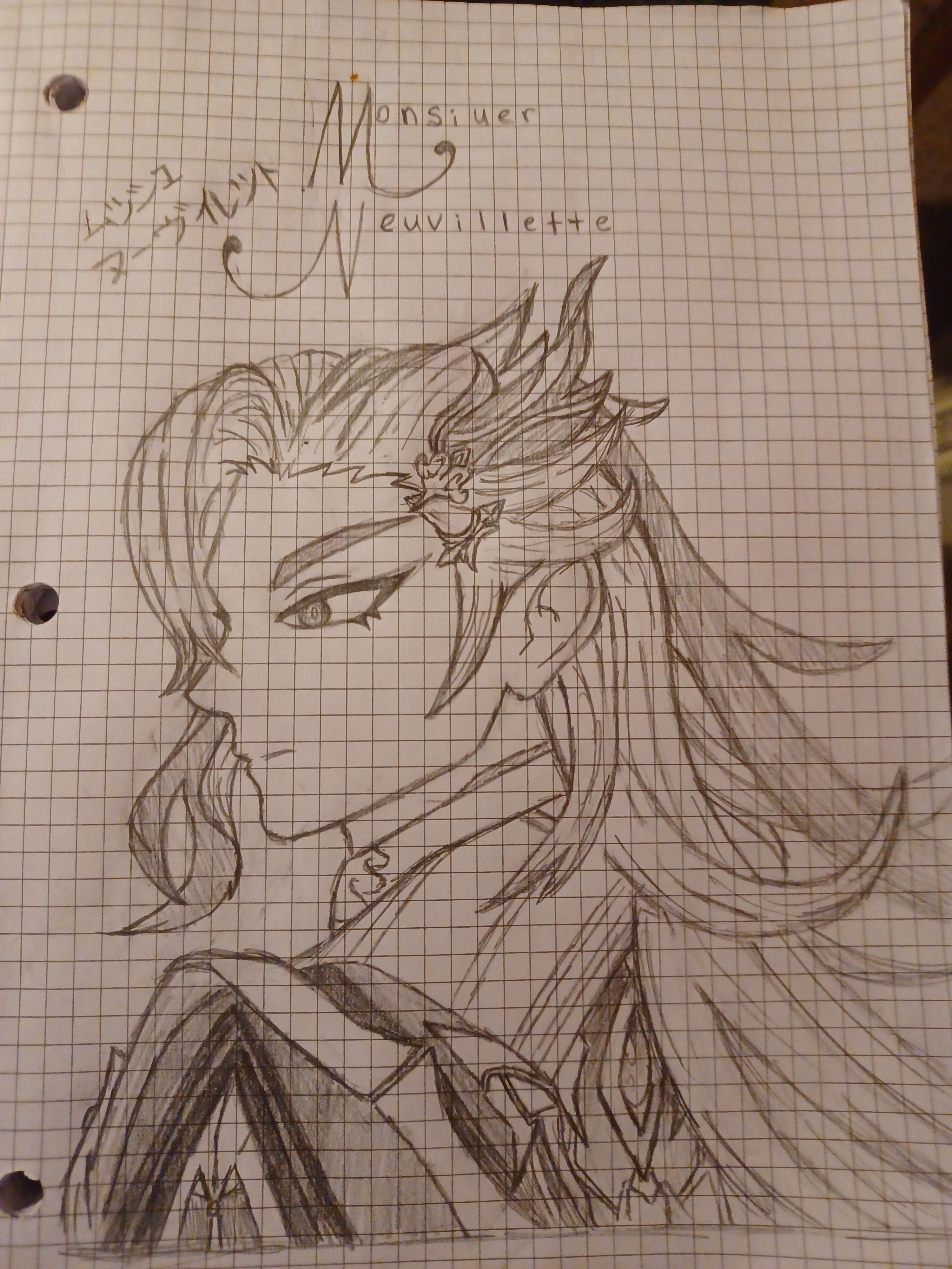 One of My Many Neuvillette Drawings Genshin Impact | HoYoLAB