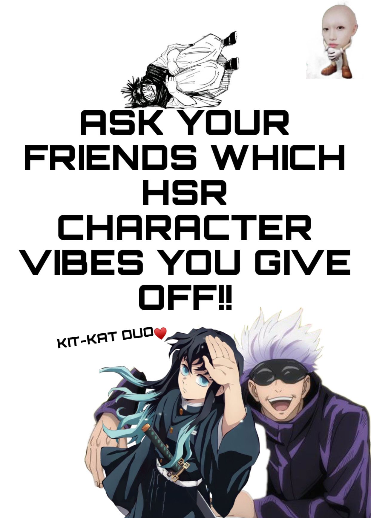 ASK YOUR FRIENDS WHICH HSR CHARACTER VIBES YOU GIVE OFF PT.2😀♥️🔝🖕👌🏼🥰👀😀🥰 ...