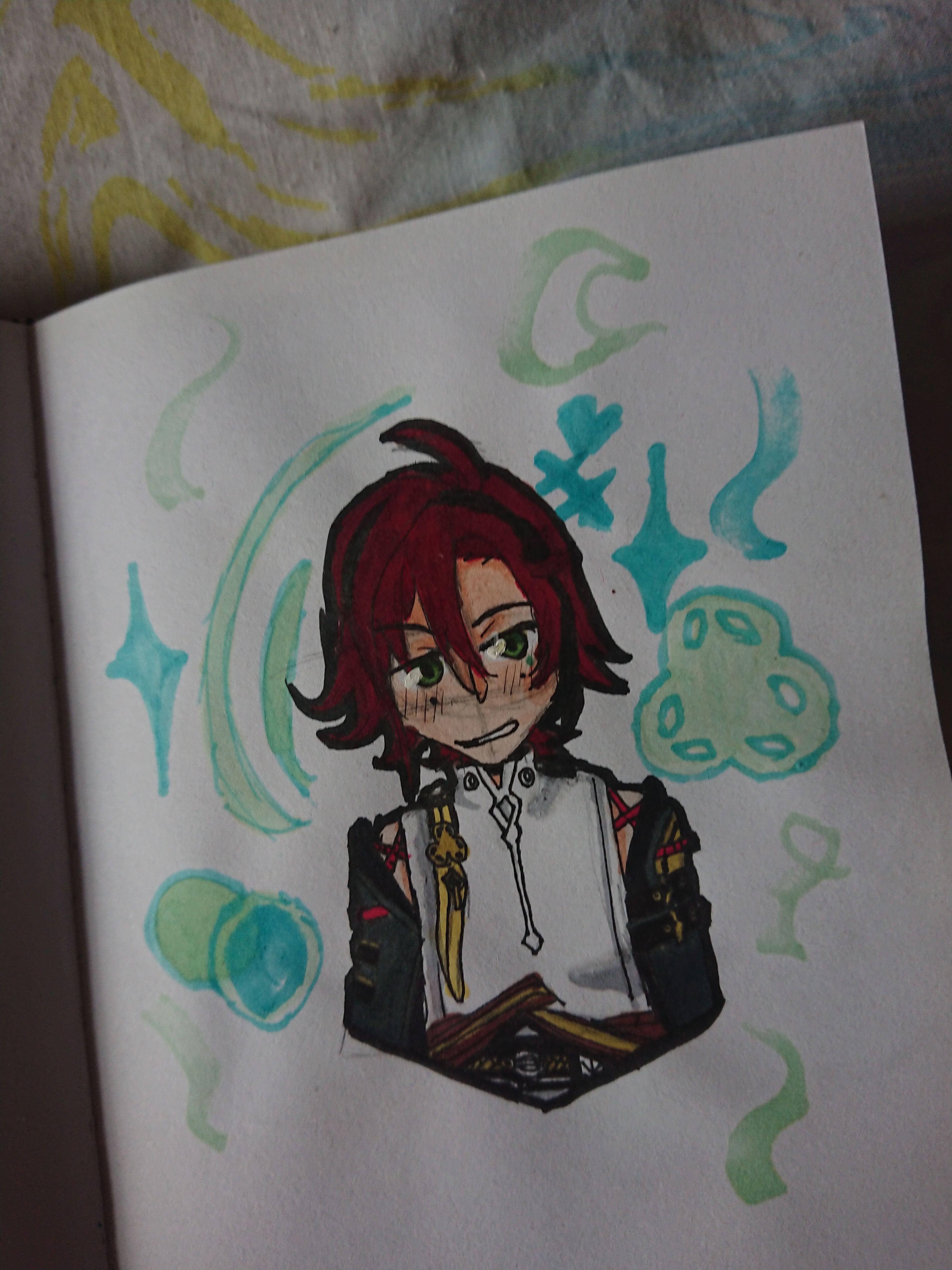 Shikanoin heizou drawing! 🍃👮‍♂️ Genshin Impact | HoYoLAB