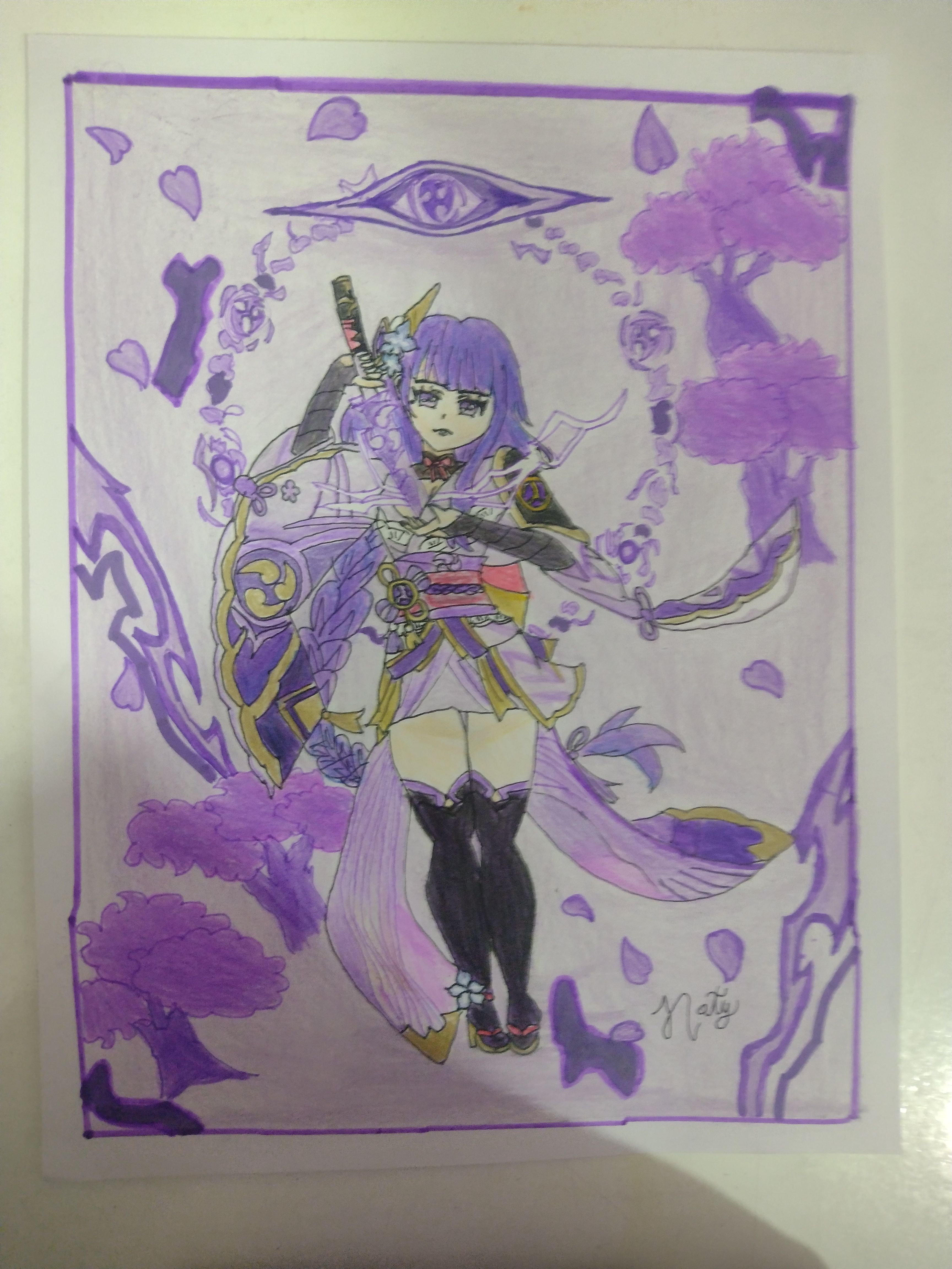 My shogun raiden draw! Genshin Impact | HoYoLAB