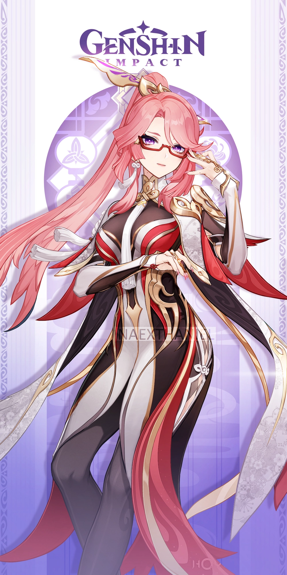 Xianyun with Yae Miko color palette Genshin Impact | HoYoLAB