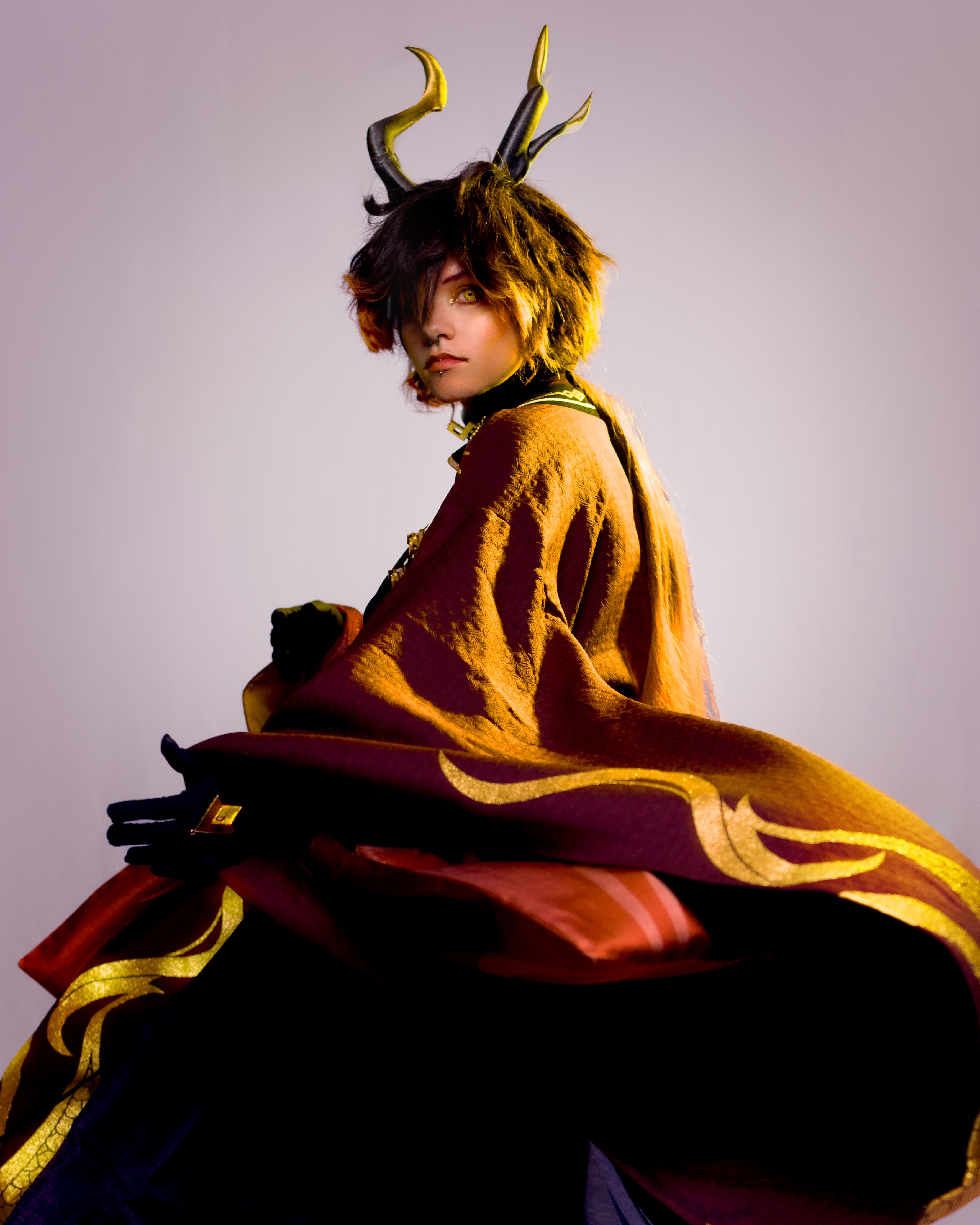 zhongli hanfu photoshoot Genshin Impact | HoYoLAB