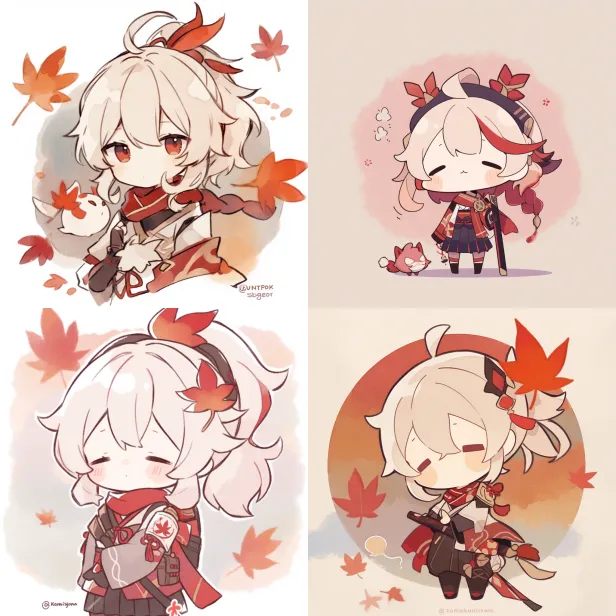 Cute Chibi Kazuha Genshin Impact | HoYoLAB