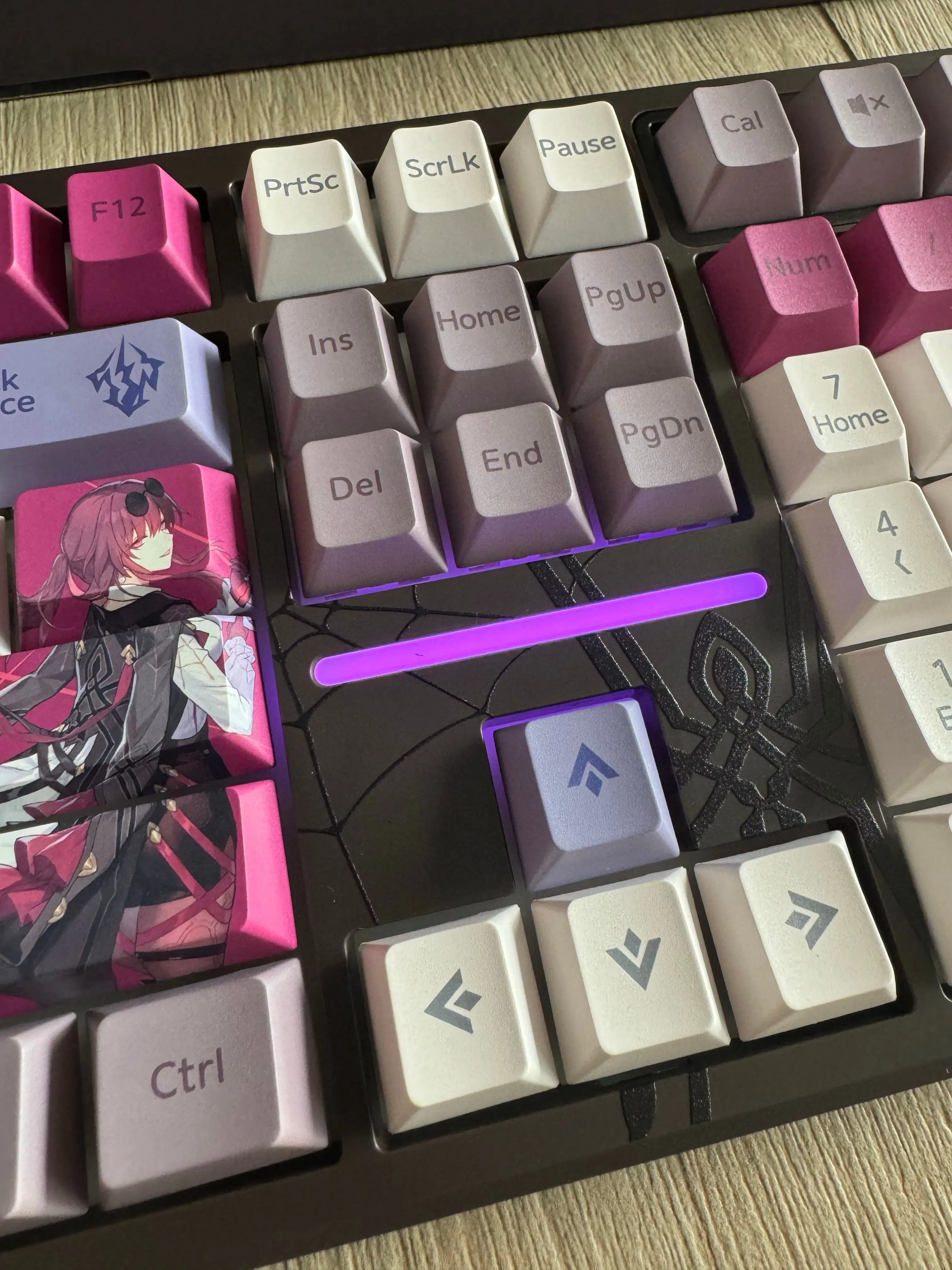 My Kafka keyboard arrived~ Link in pinned comment section, Honkai: Star ...
