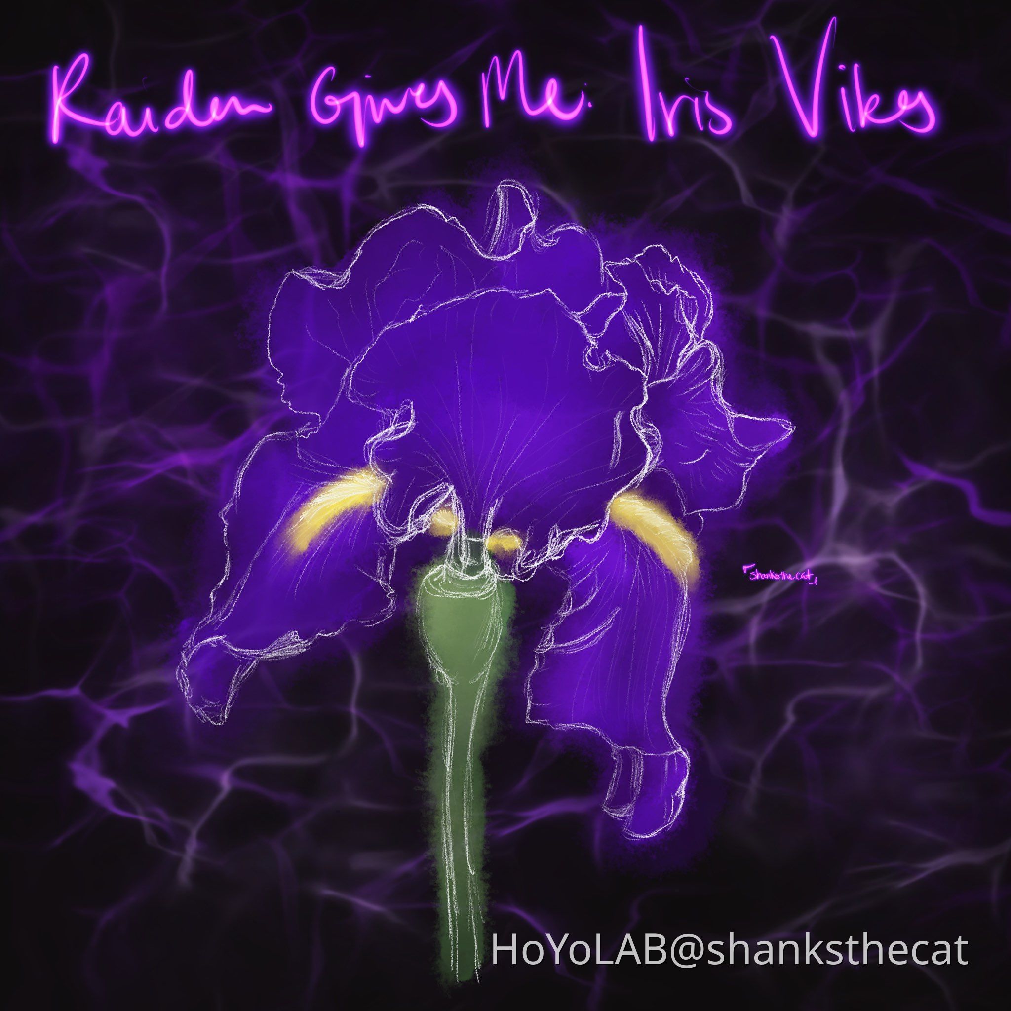 Genshin Characters as Flowers: Raiden Shogun Genshin Impact | HoYoLAB