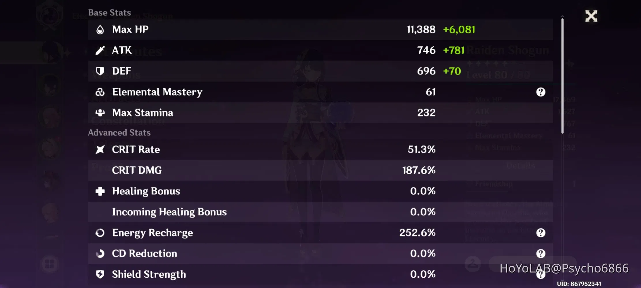 raiden shogun stats Genshin Impact | HoYoLAB