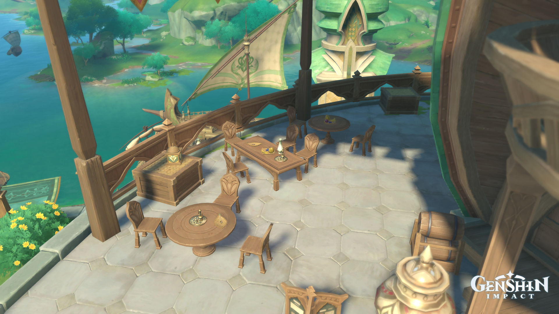 Why is there no decent outdoor furniture in Sumeru style Genshin Impact ...