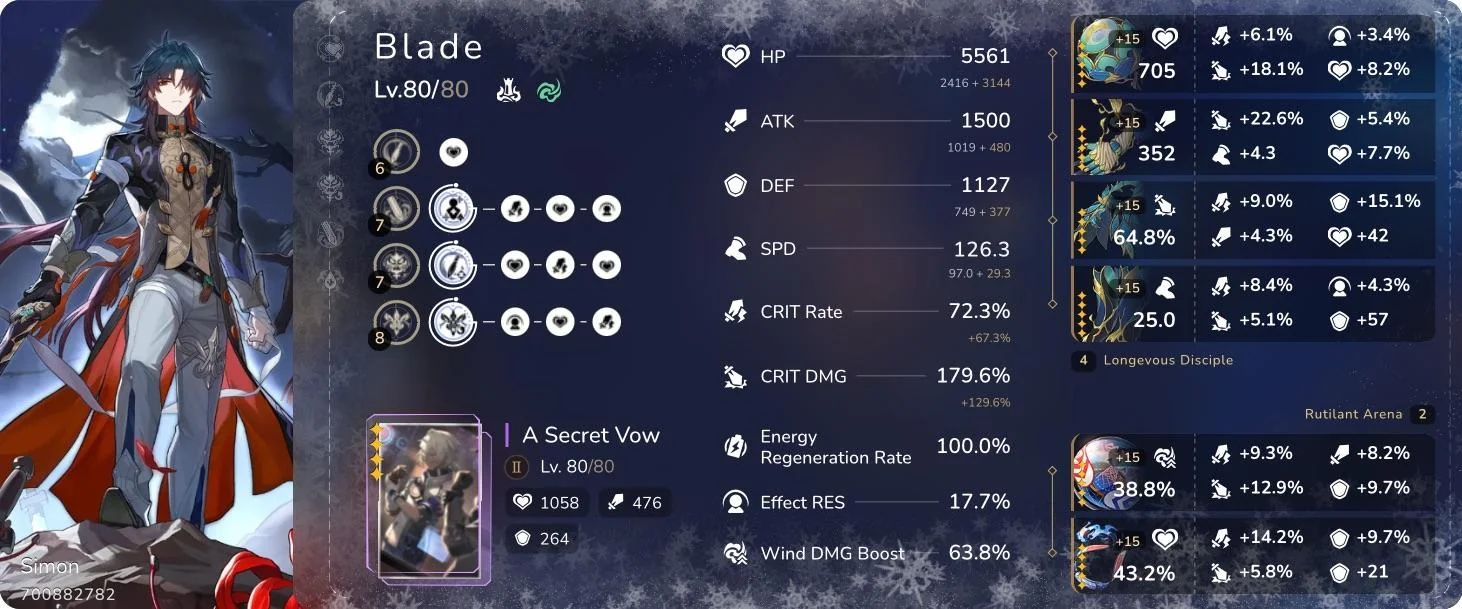 How big is Blade’s signature LC for my Blade? Honkai: Star Rail | HoYoLAB