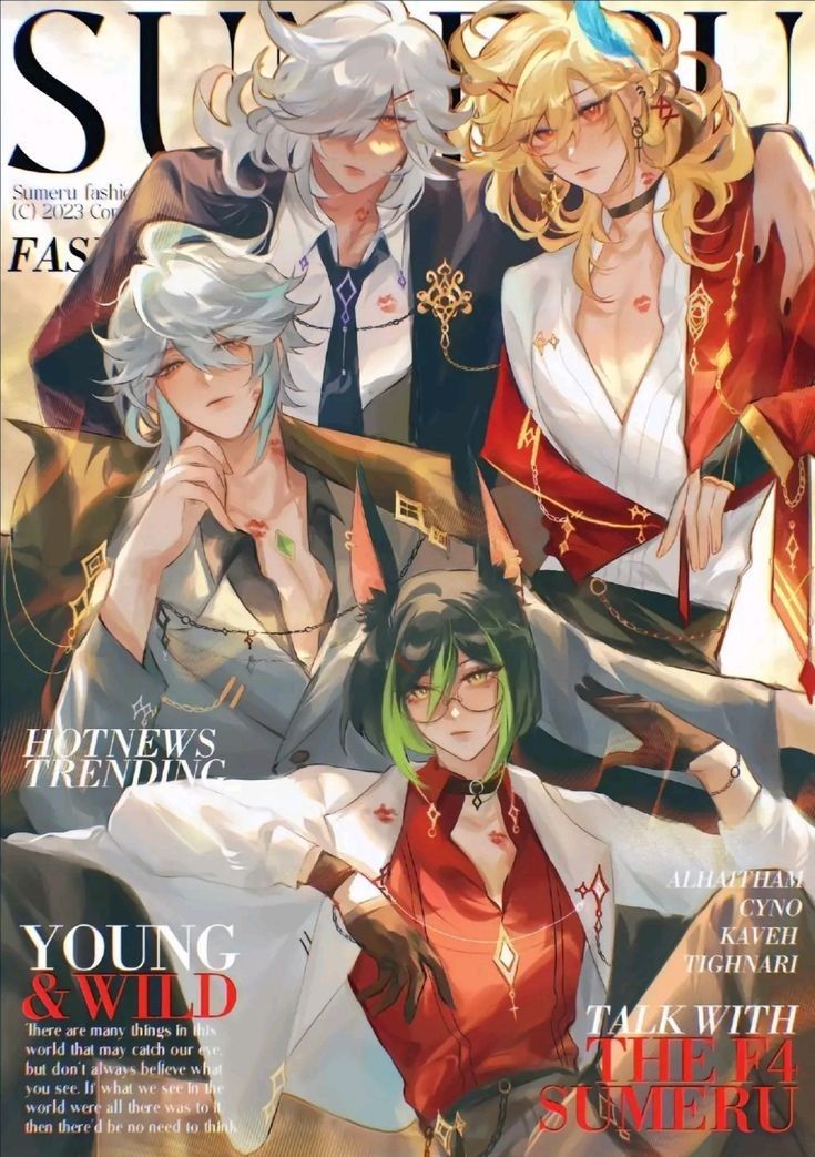 ¿Quién no querría unas portadas de revista así? 🙈 Genshin Impact | HoYoLAB