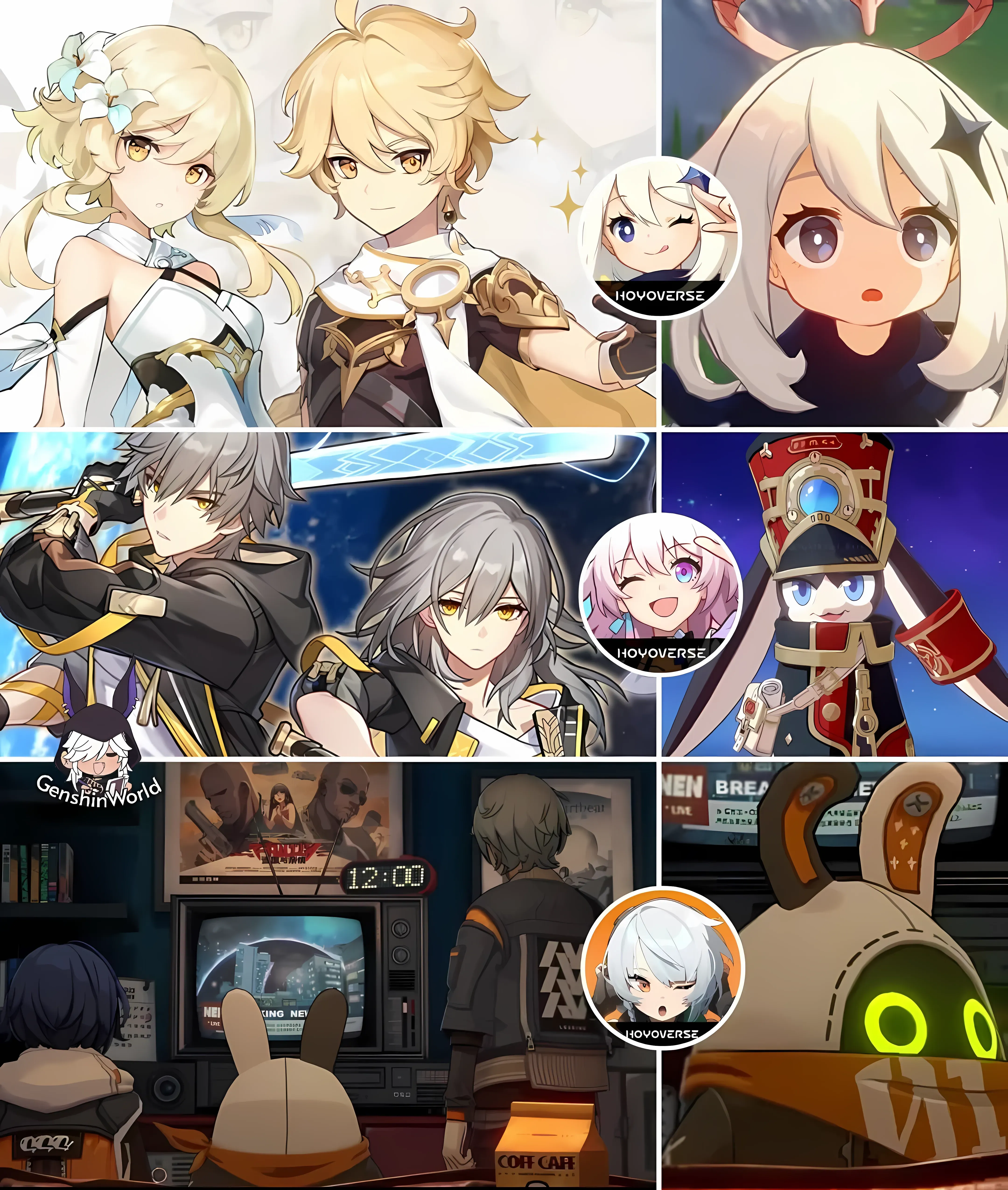 The last 3 Hoyoverse video games with their own mascots Zenless Zone Zero | HoYoLAB