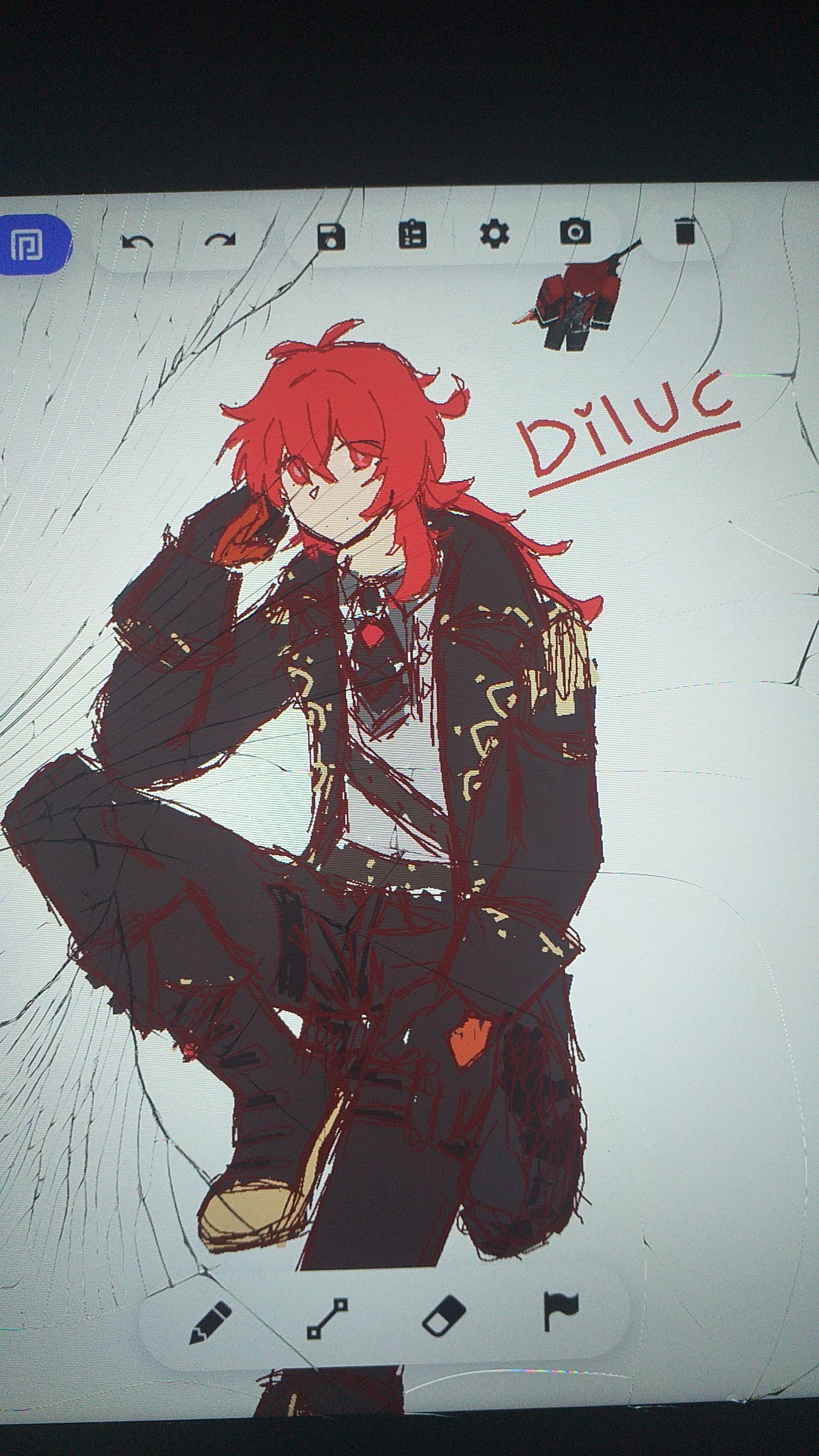 Diluc en roblox Genshin Impact | HoYoLAB