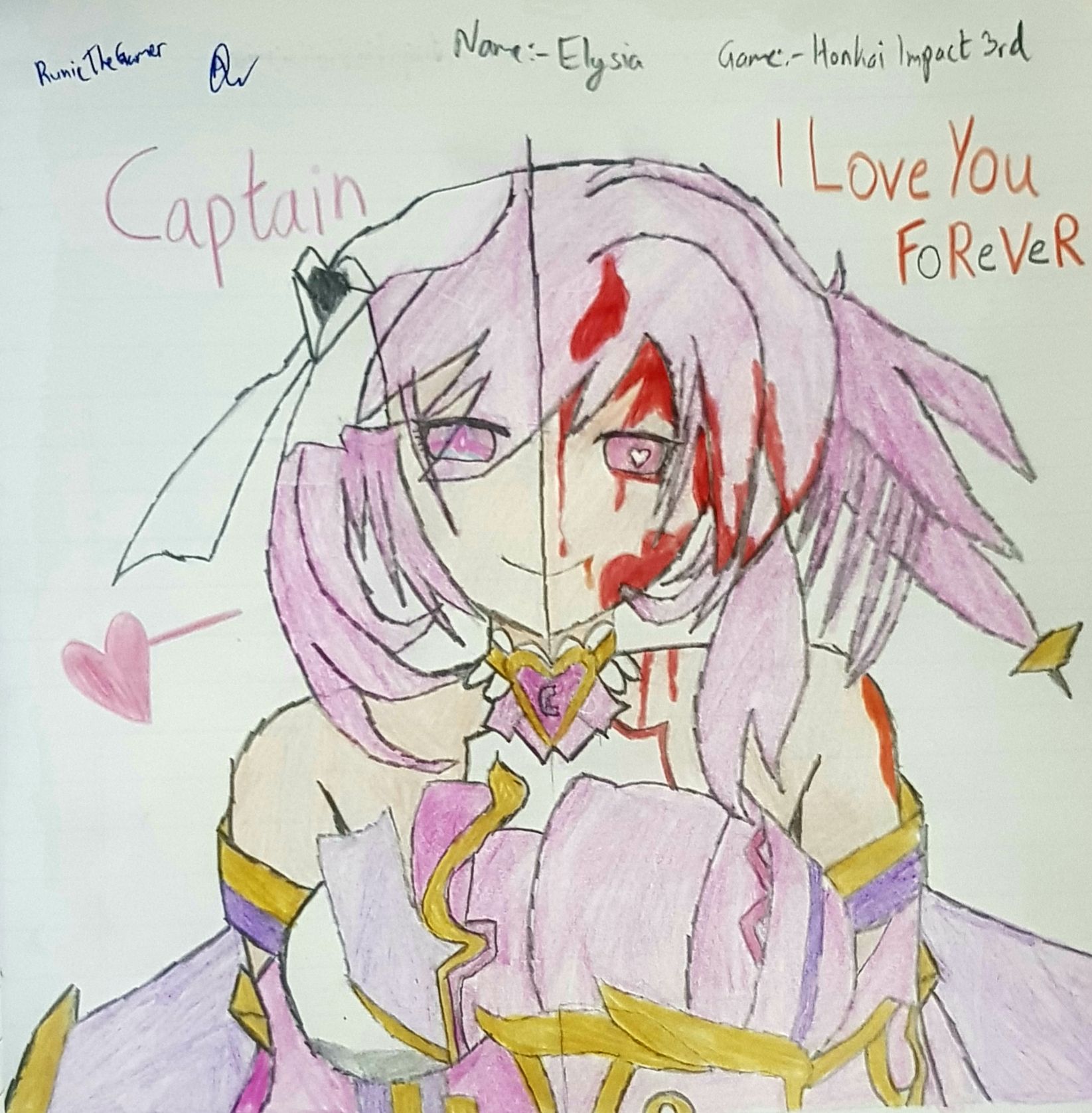 Yandere Elysia x Captain Honkai Impact 3rd | HoYoLAB