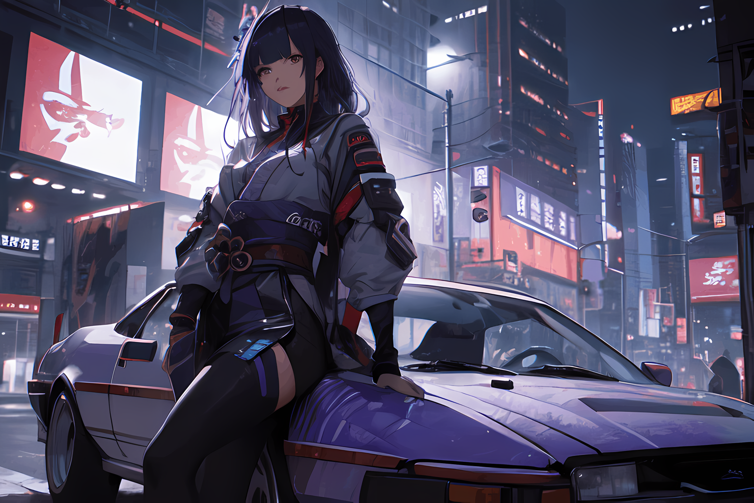 Cyberpunk RAIDEN Genshin Impact | HoYoLAB