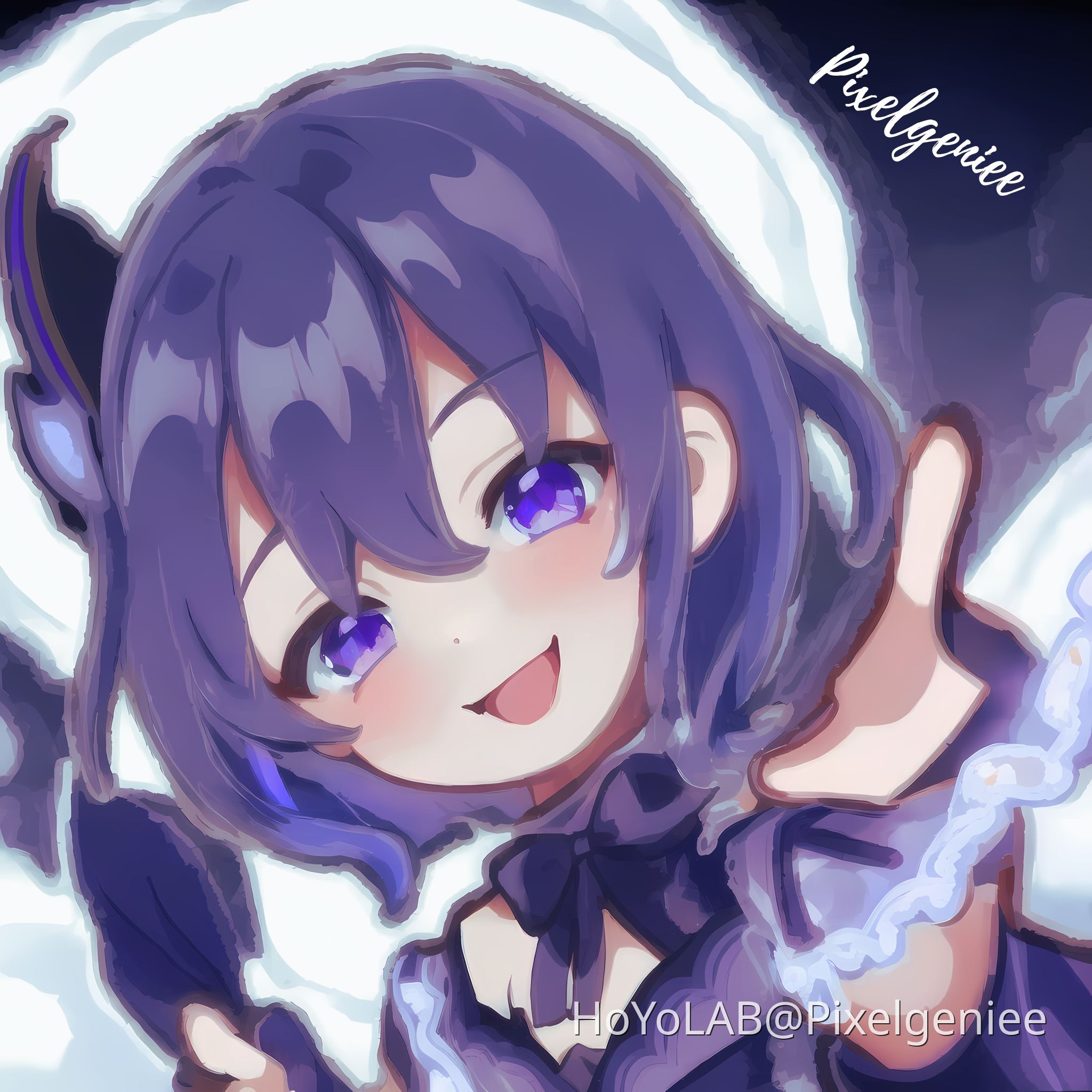 Smol Raiden Painting Genshin Impact | HoYoLAB