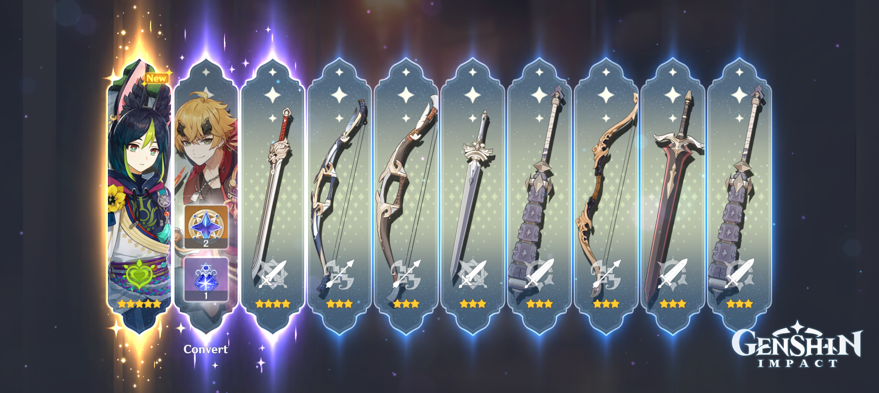 standard and event banner Genshin Impact | HoYoLAB