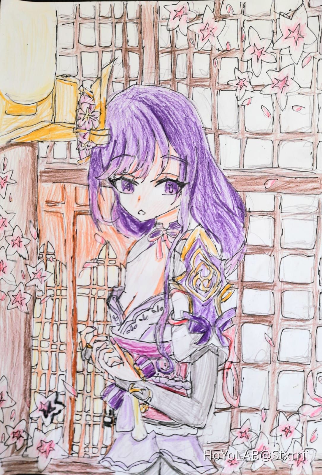 Raiden fan art Genshin Impact | HoYoLAB