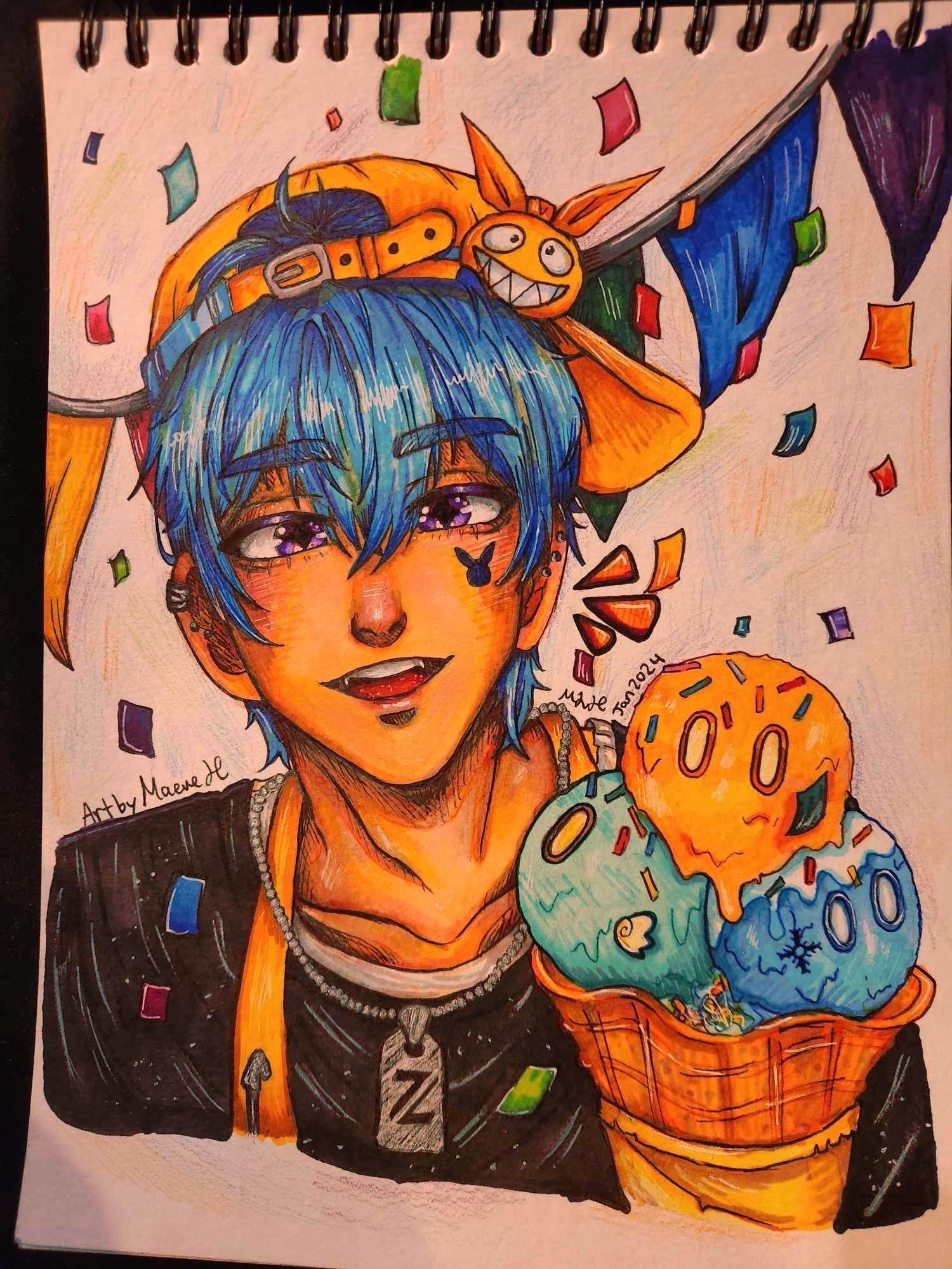Marius fanart completed!! Tears of Themis | HoYoLAB
