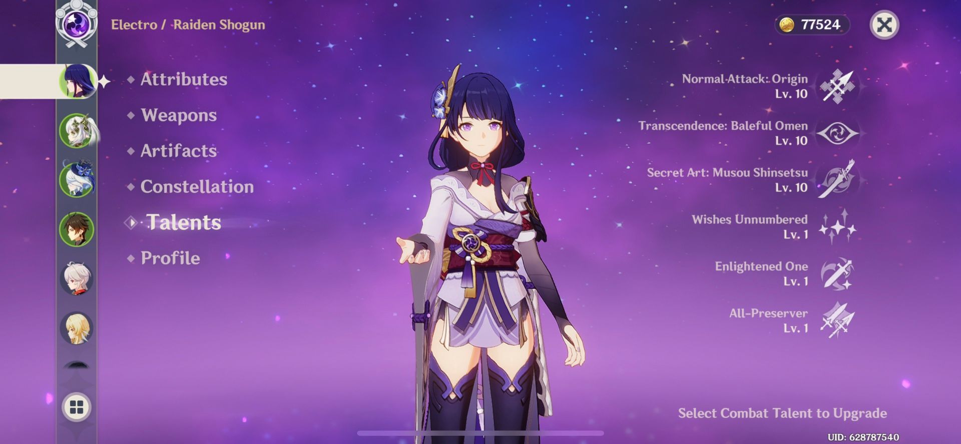 Triple crowned raiden Genshin Impact | HoYoLAB