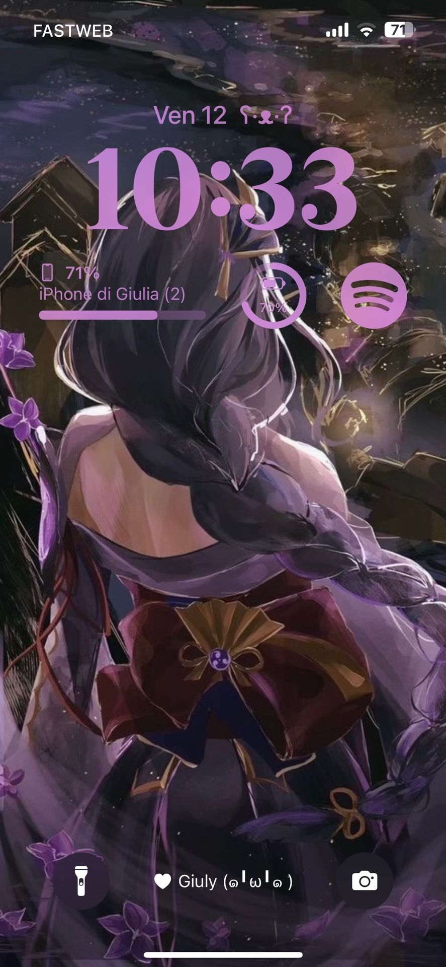 My Raiden themed phone~ 💜⚡️ Genshin Impact | HoYoLAB