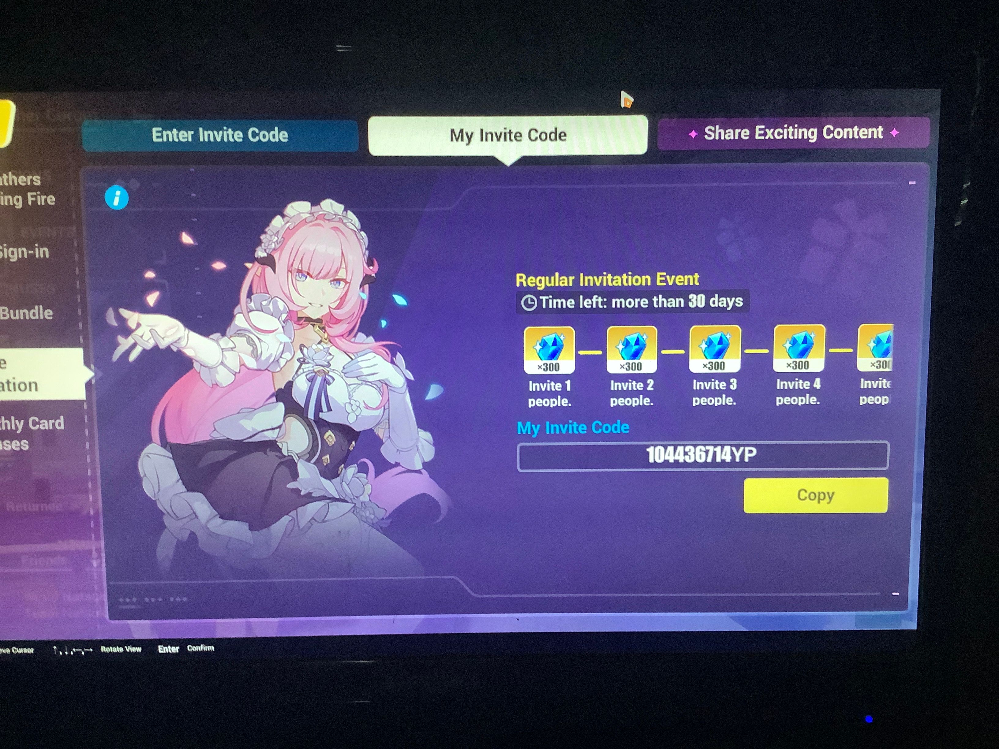 Invite code Honkai Impact 3rd | HoYoLAB
