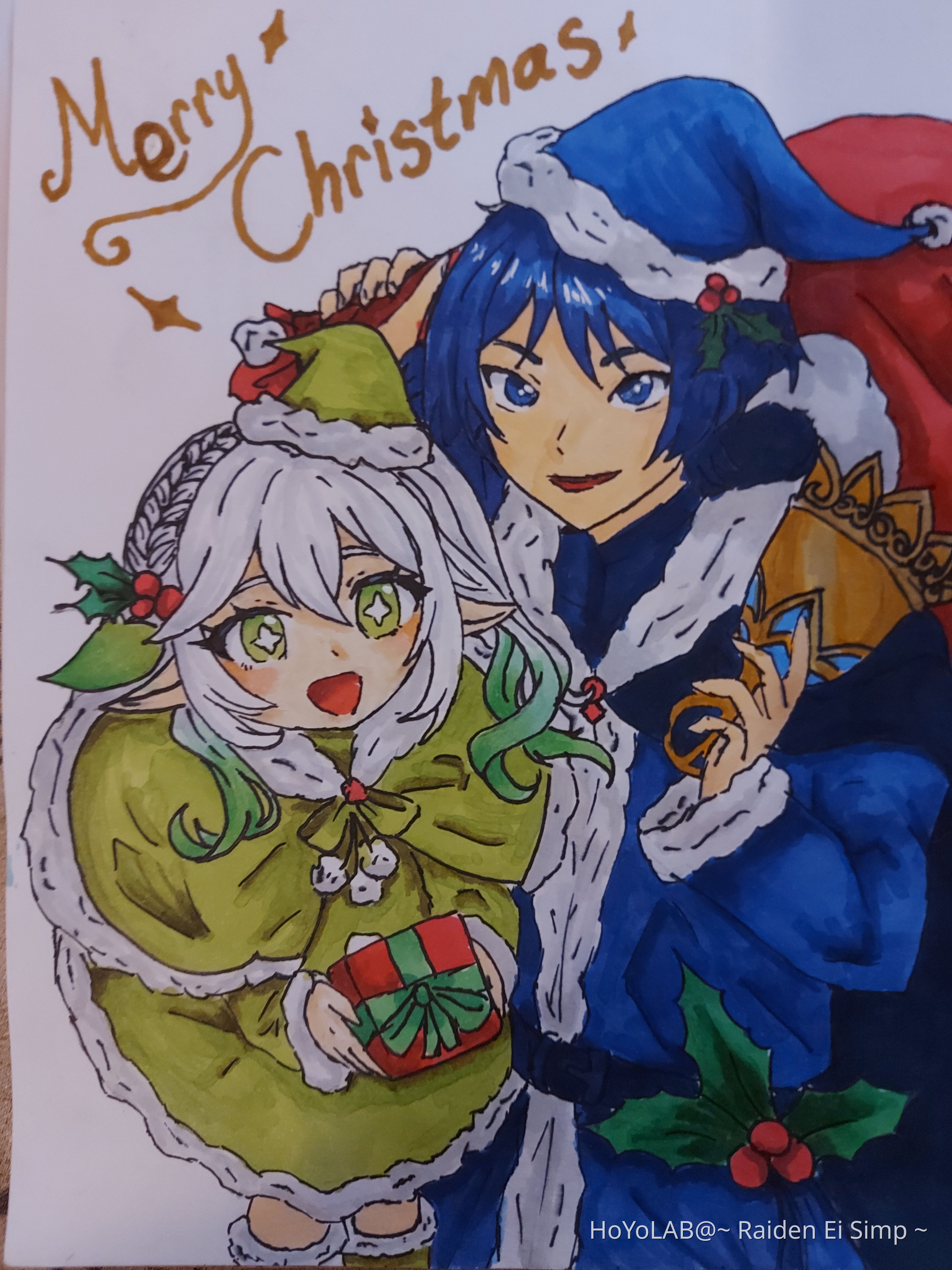 Merry Late Christmas with Wanderer and Nahida!!! Genshin Impact | HoYoLAB