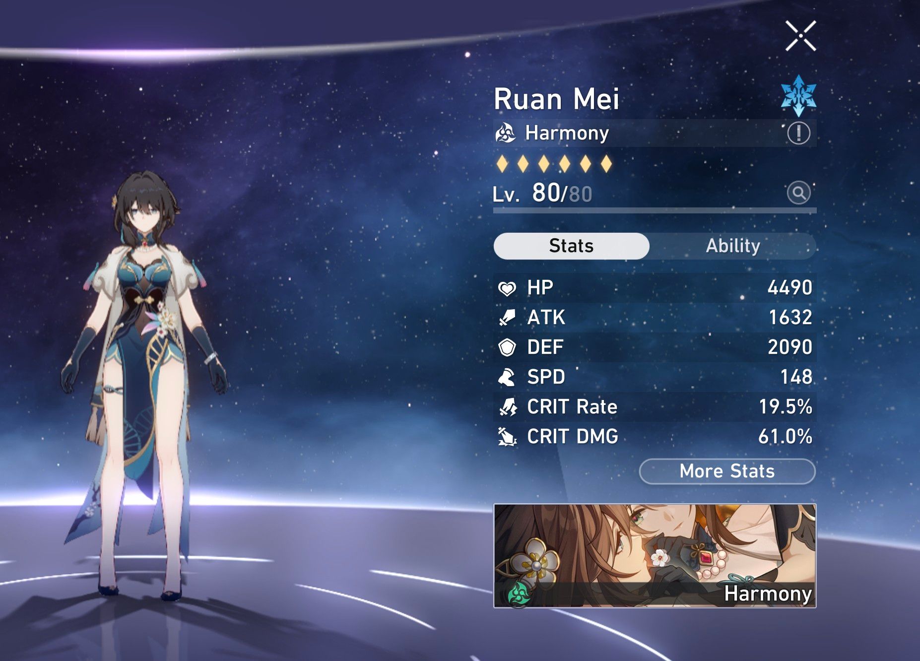 Today, Ruan Mei reached level 80 🎉 Honkai: Star Rail | HoYoLAB
