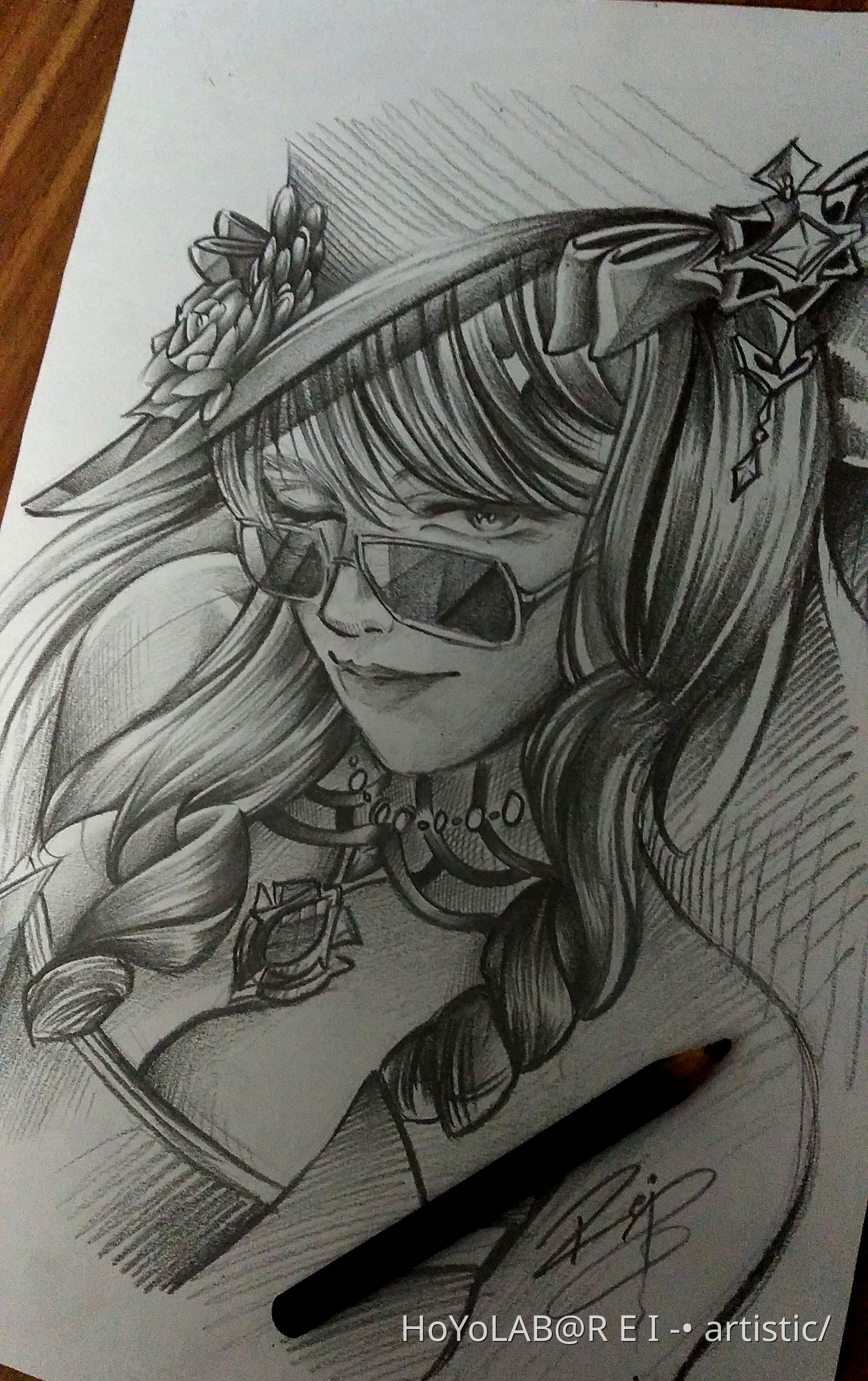 And there's that ,a quick navia pencil drawing Genshin Impact | HoYoLAB