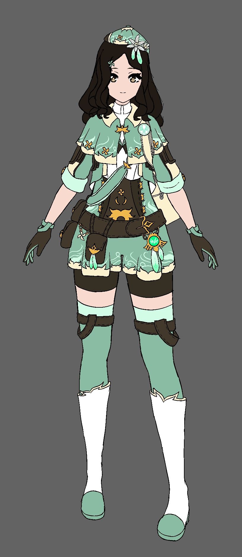 My Genshin oc but using Genshin model style Genshin Impact | HoYoLAB