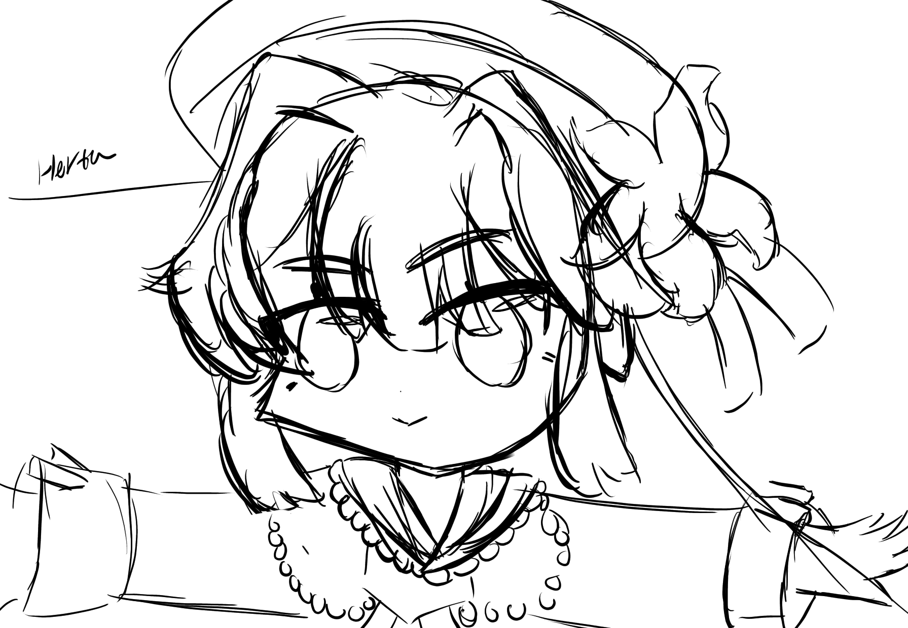 YAY HERTA DRAWING (second pic is reference from hsr :D Honkai: Star Rail | HoYoLAB