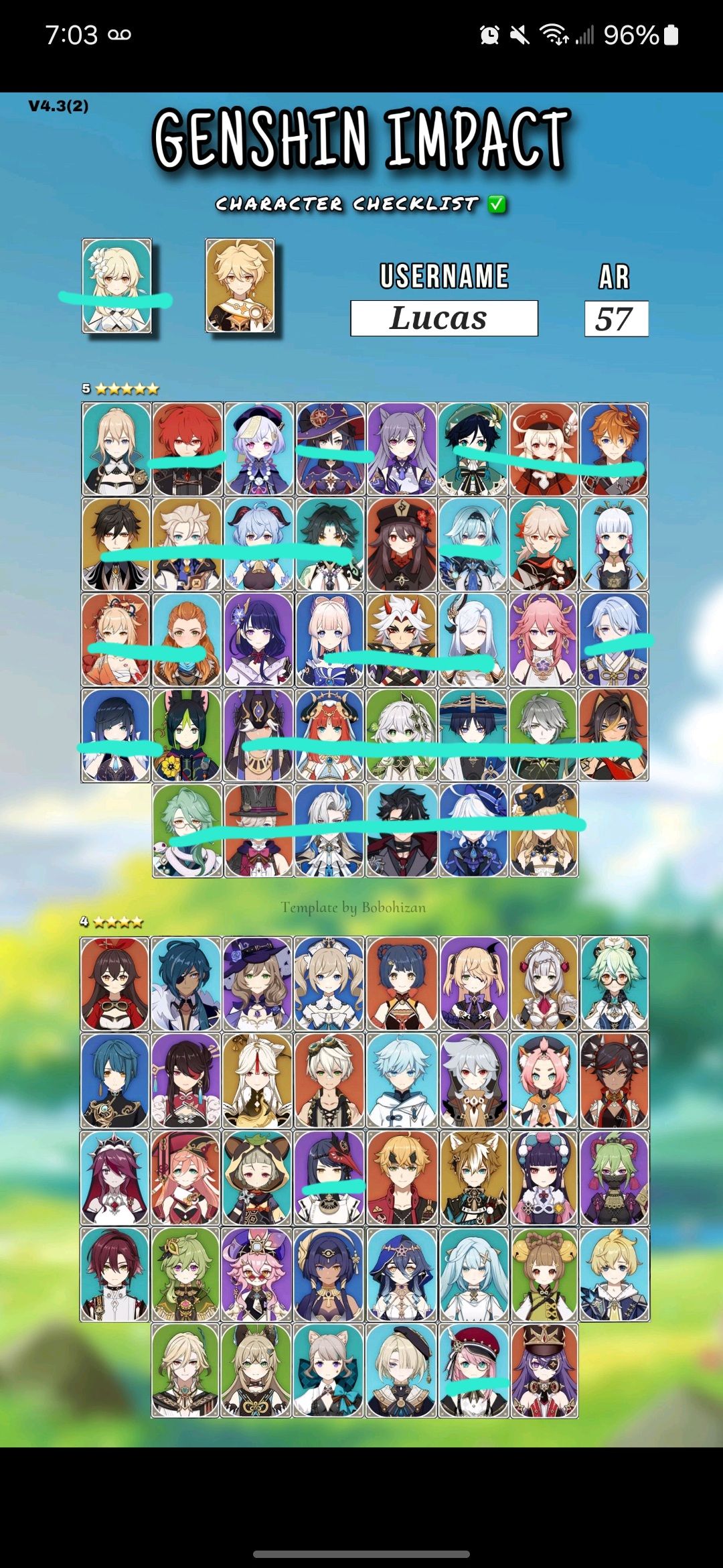 Character Collection Genshin Impact | HoYoLAB