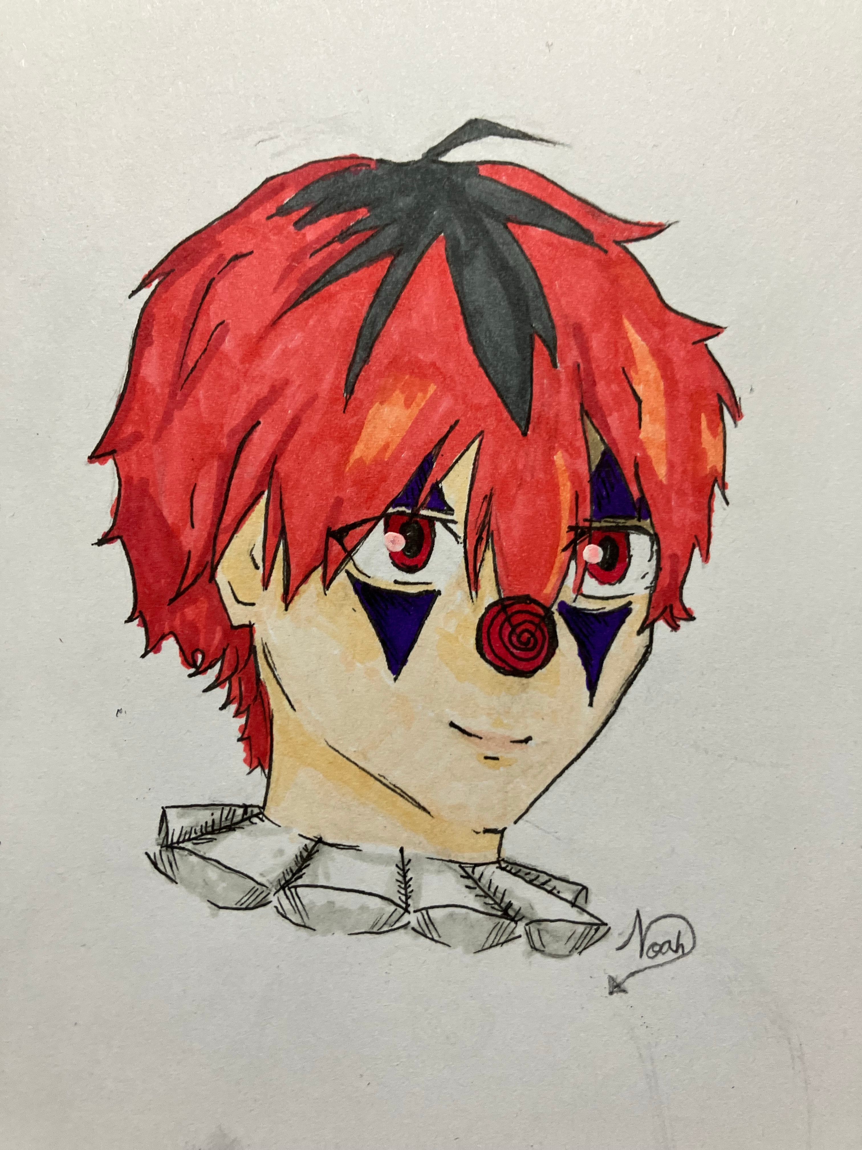 Stark from frieren but as a clown :D | HoYoLAB