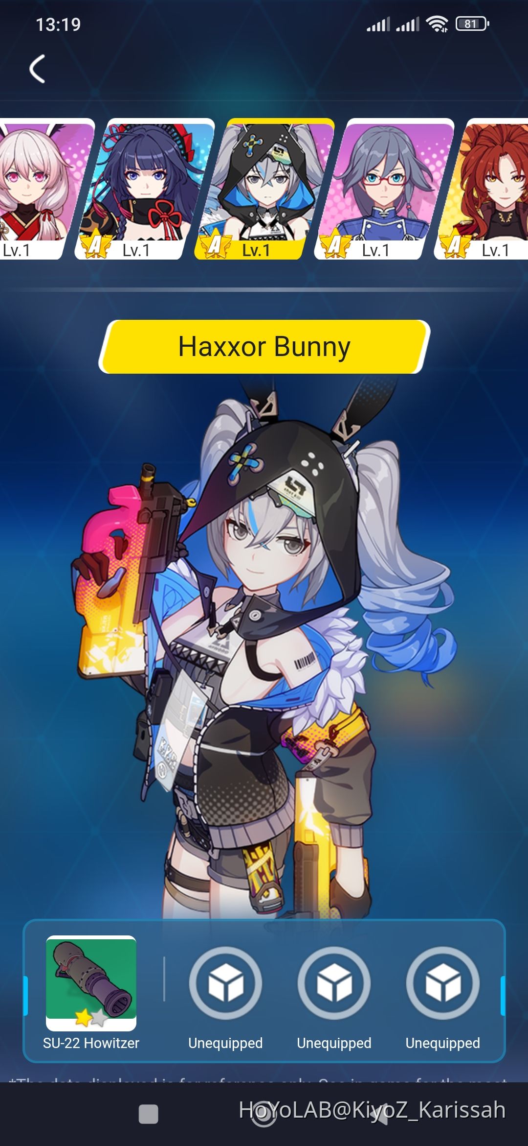 can anyone help me for haxxor bunny build? Honkai Impact 3rd | HoYoLAB