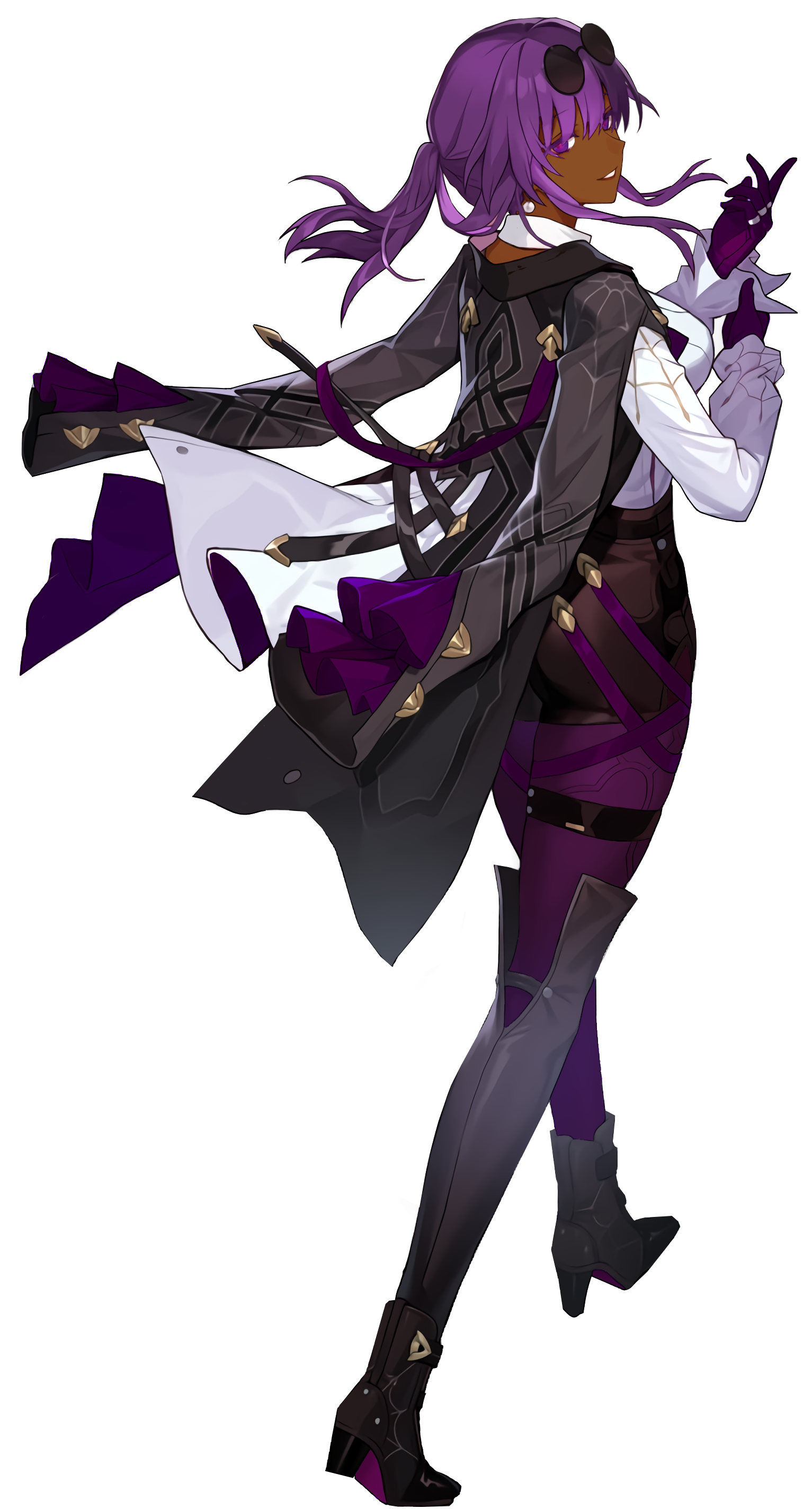 Day 1 of coloring hsr characters [Kafka] Honkai: Star Rail | HoYoLAB