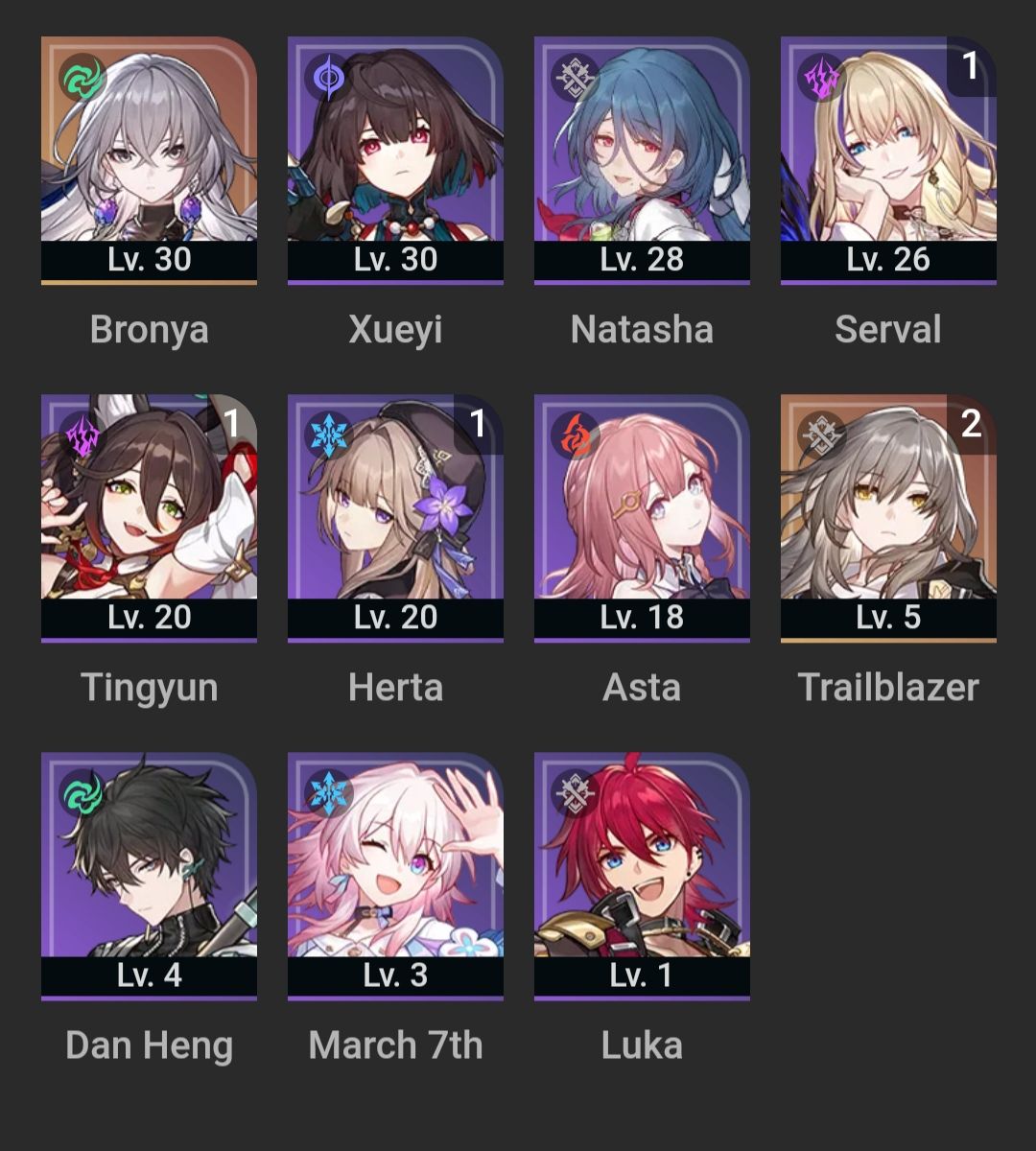Build me a team please!! I'm a new hsr player Honkai: Star Rail | HoYoLAB