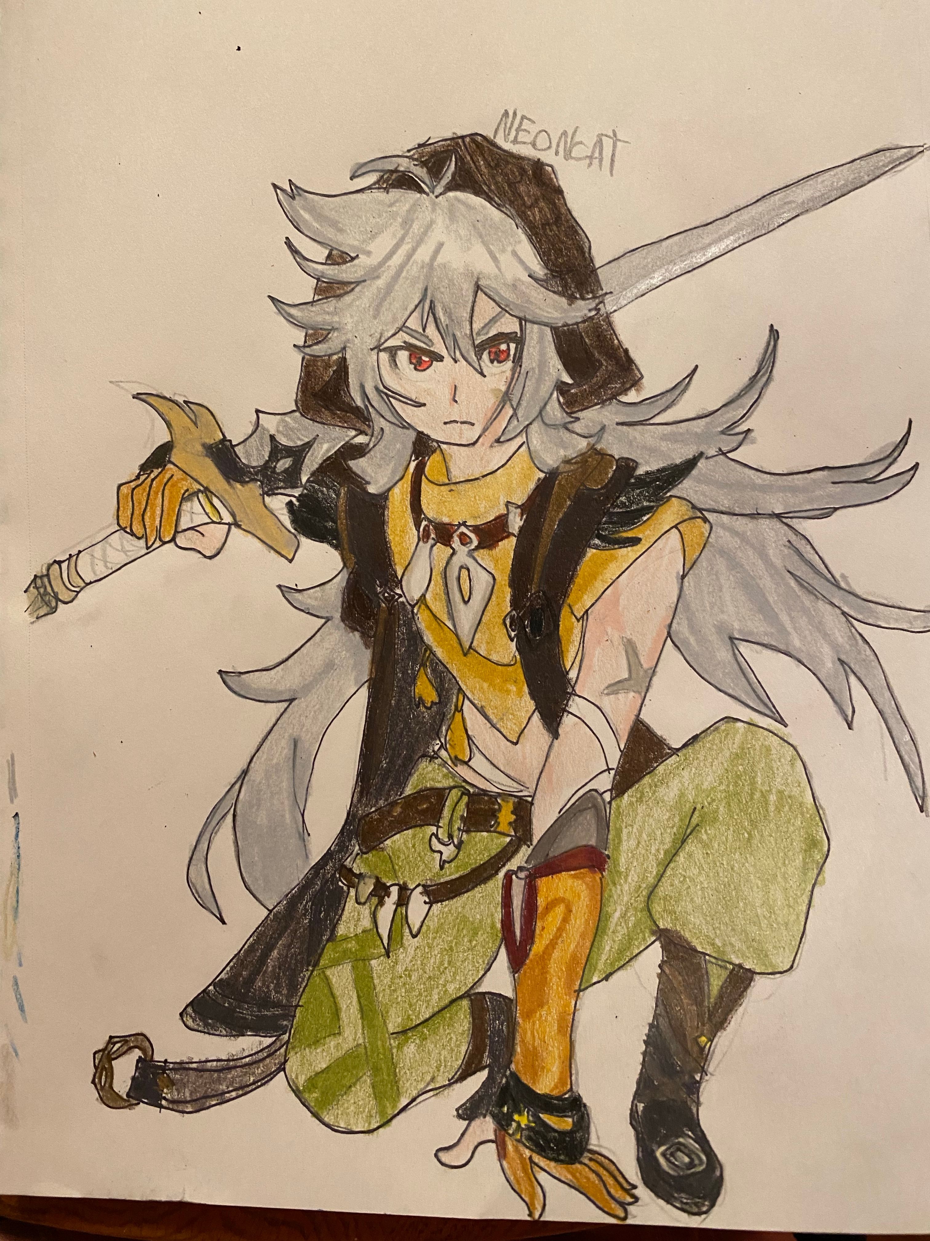 Razor drawing Genshin Impact | HoYoLAB