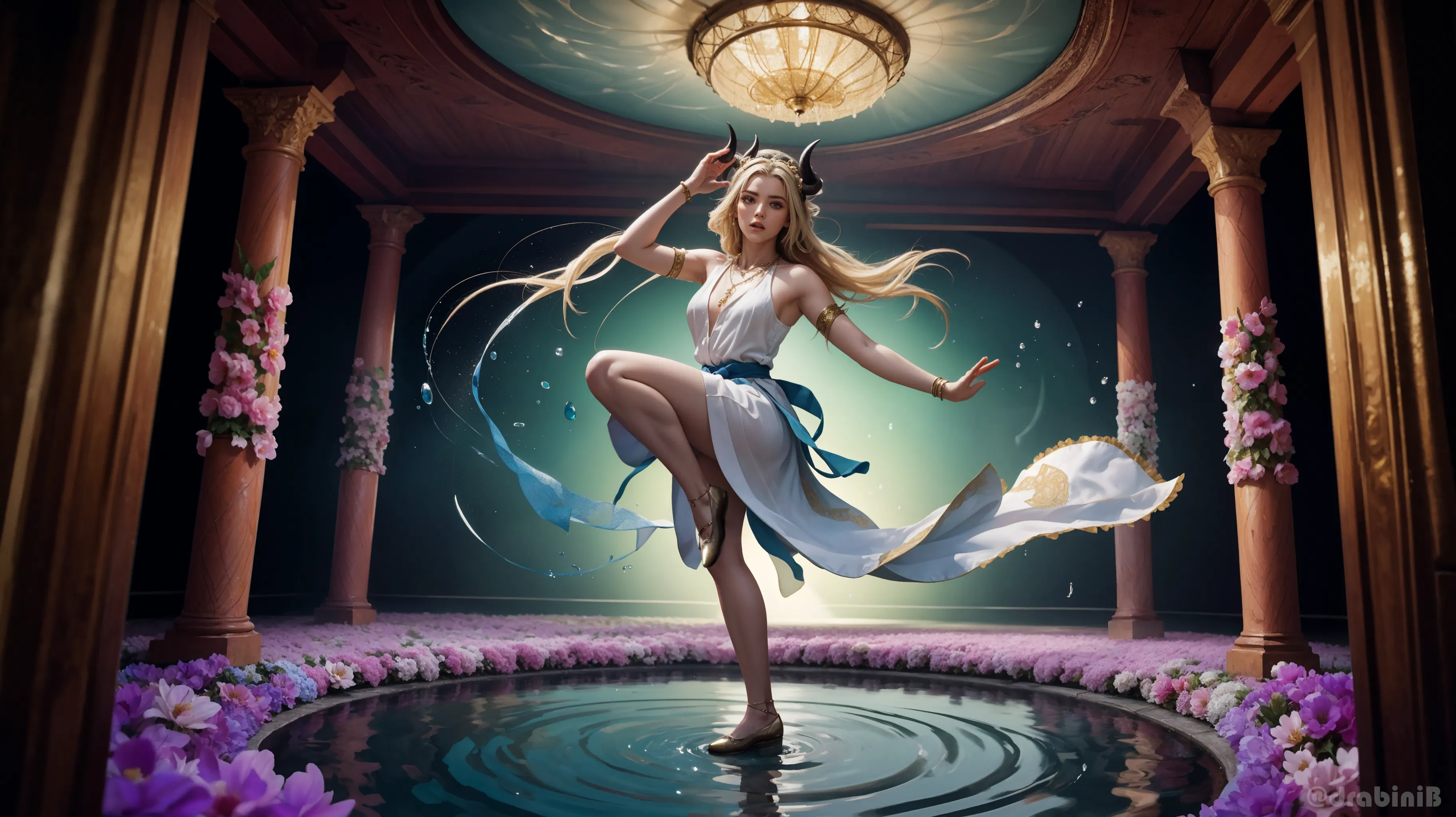 Nabu Malikata, Goddess of Flowers, Mistress of Dreams. AI 3DCG Genshin Impact | HoYoLAB