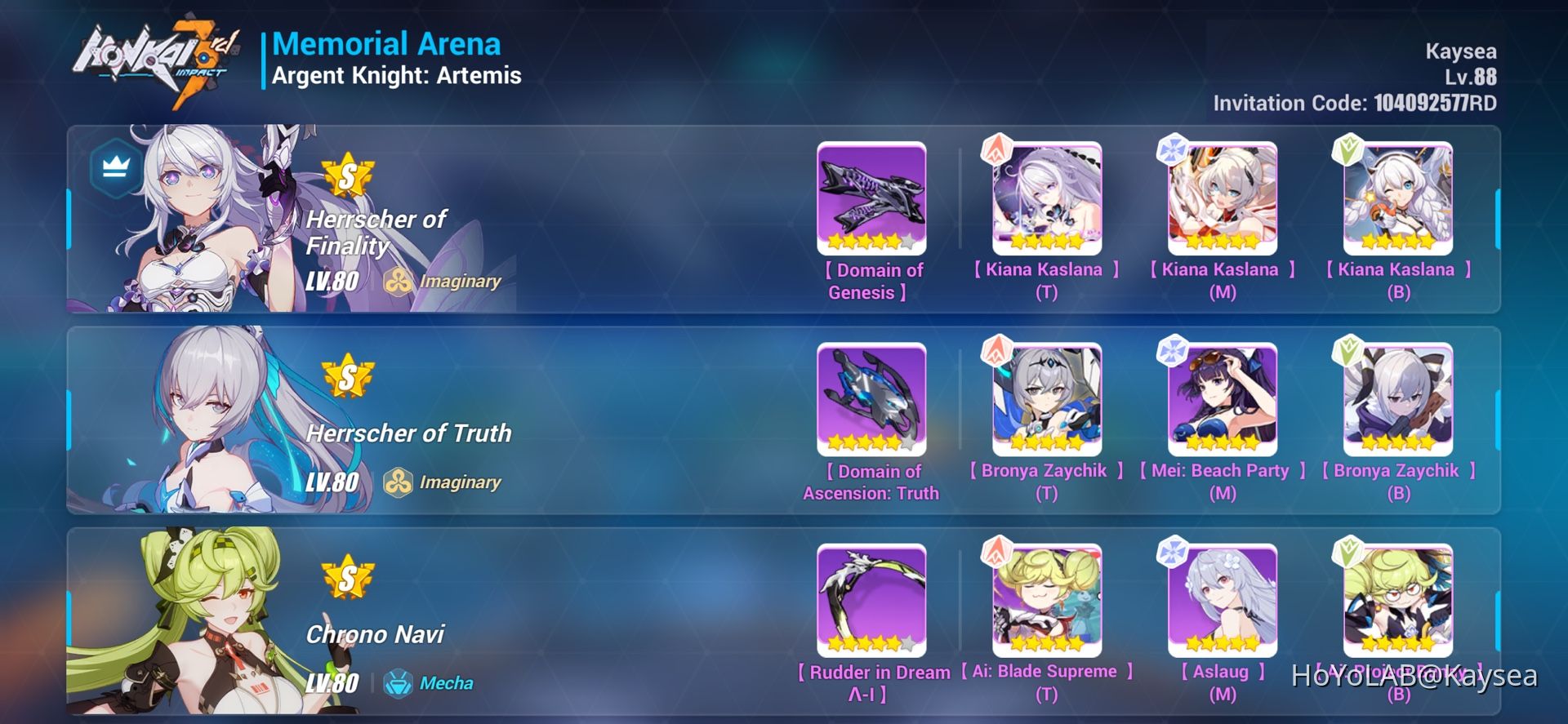 Exalted Memorial Arena: SSS Argent Knight: Artemis, SSS Beast of Yang - Huodou, & SS Hellmaru ...