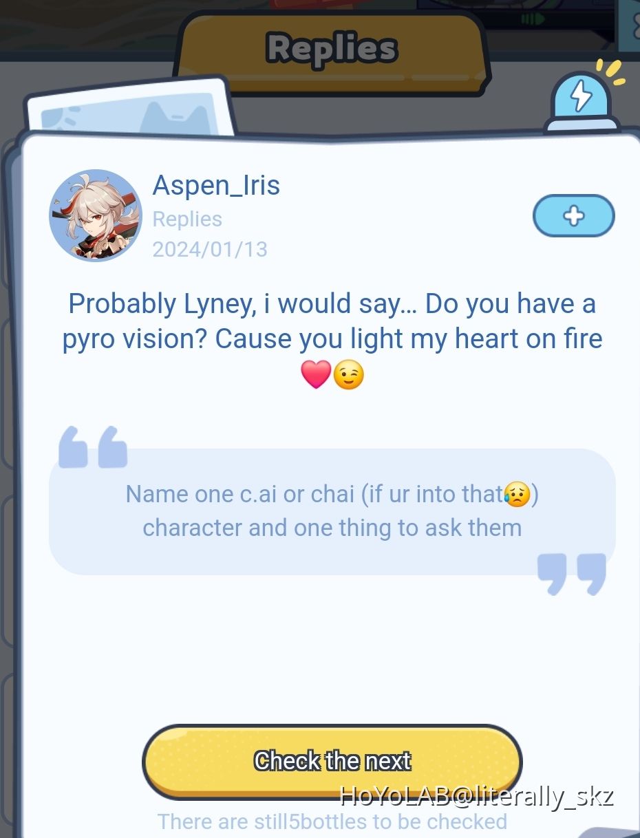 ai character responses pt 1 Genshin Impact | HoYoLAB