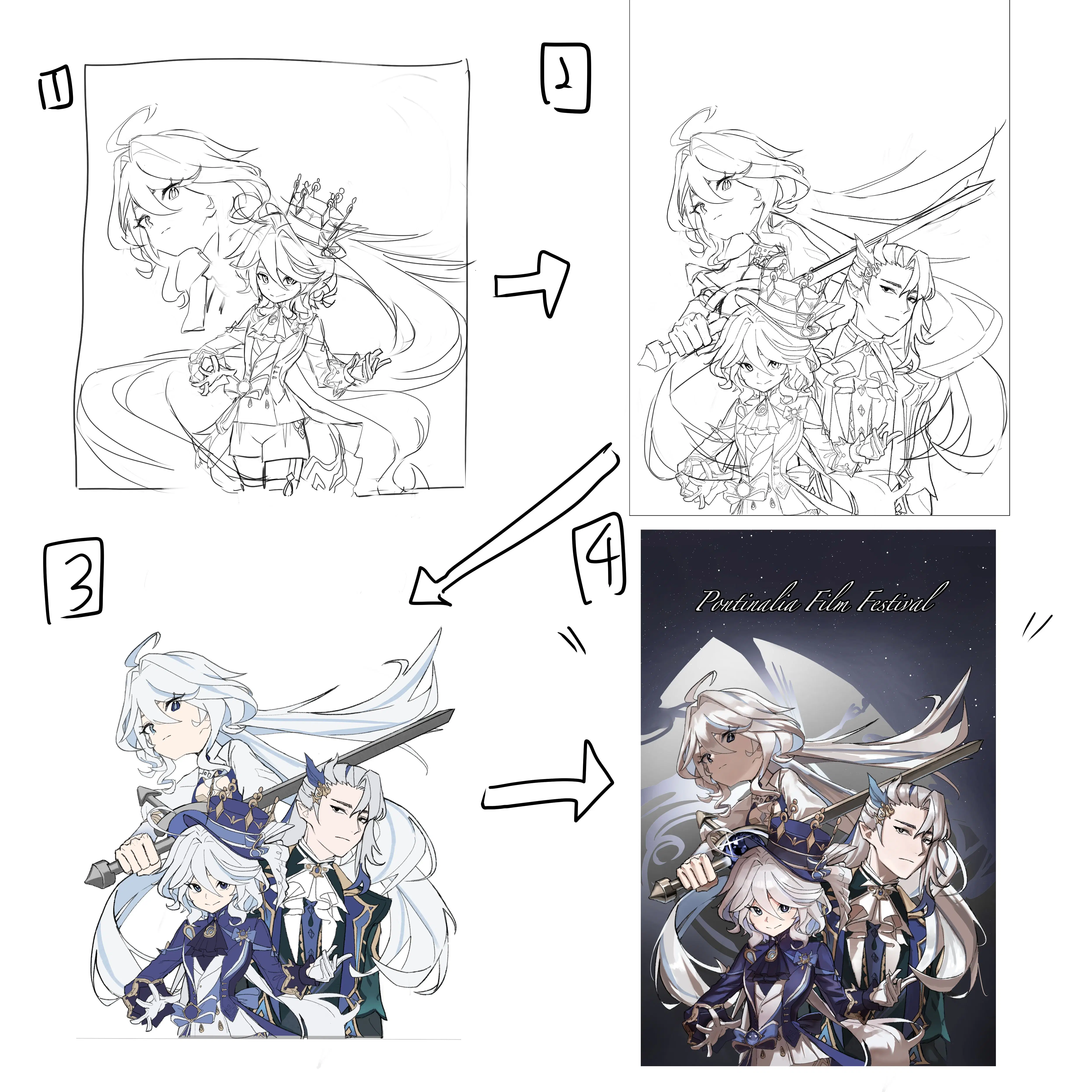 [Track 1] Fontinalia Film Festival Poster Genshin Impact | HoYoLAB