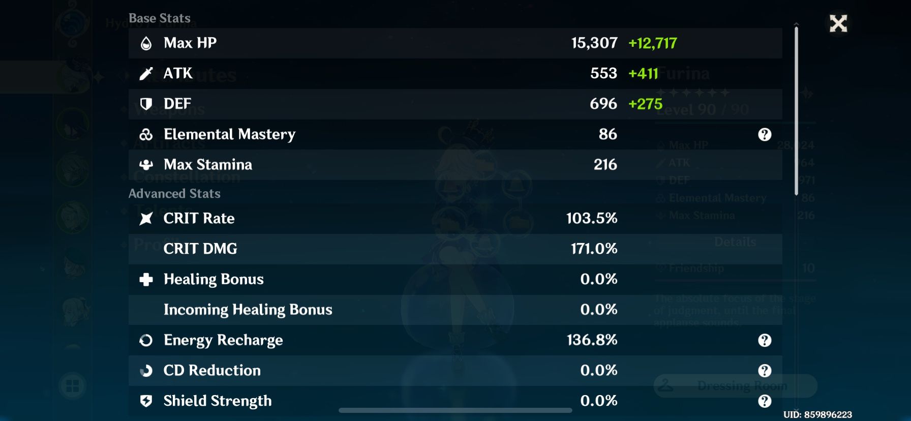 My furina build is cursed Genshin Impact | HoYoLAB