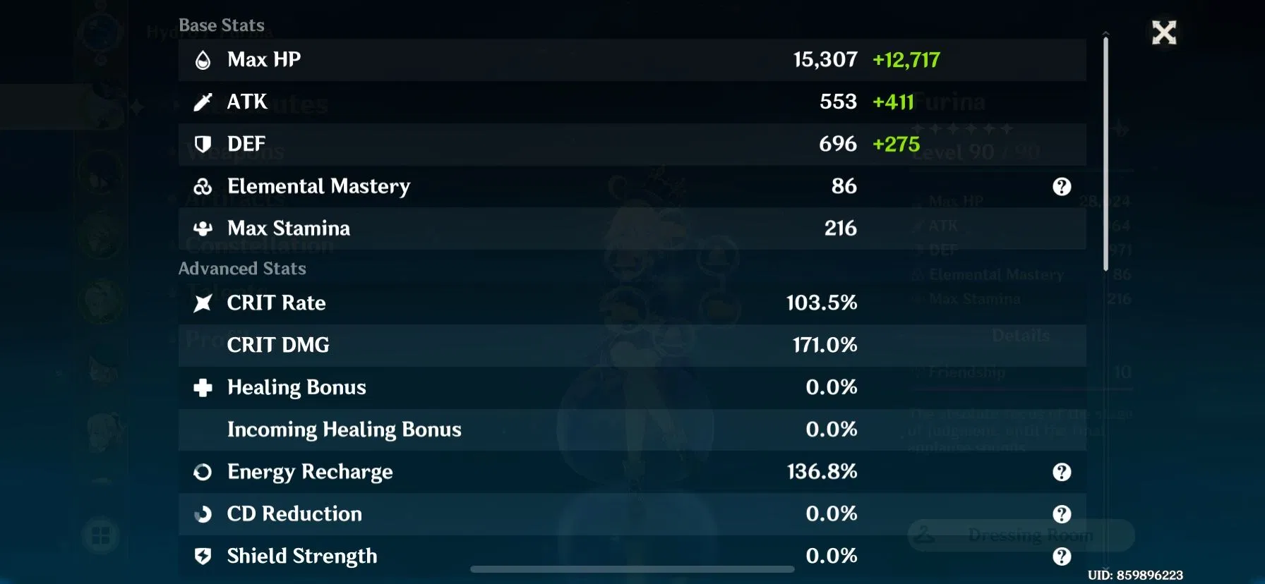 My furina build is cursed Genshin Impact | HoYoLAB