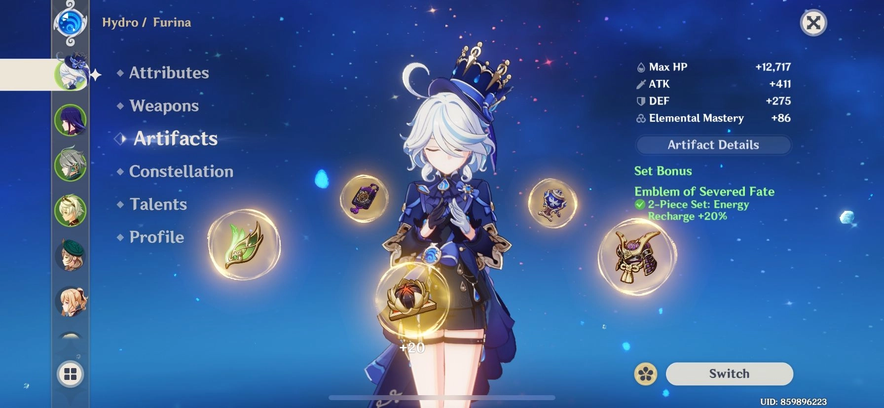 My furina build is cursed Genshin Impact | HoYoLAB