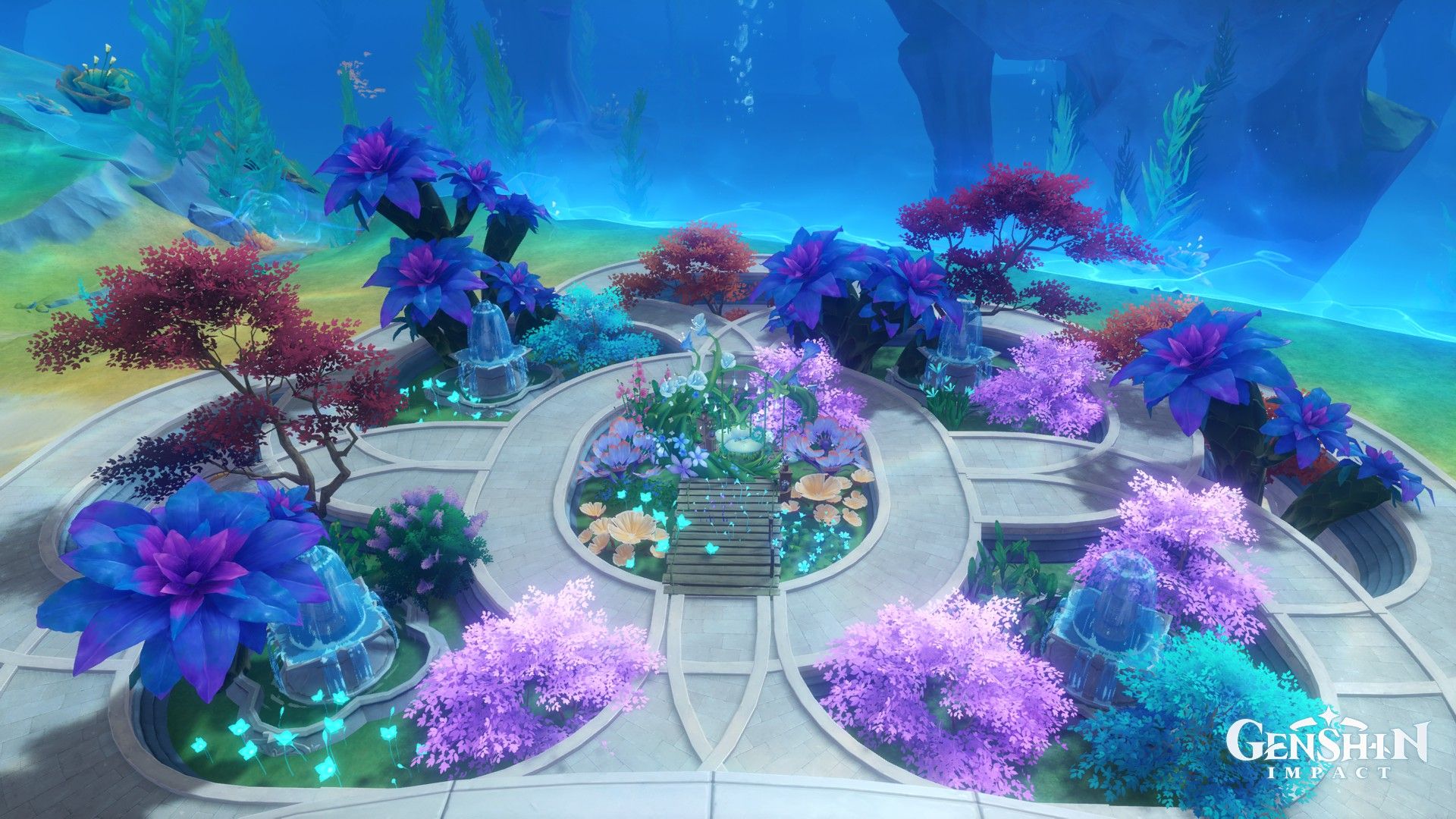 My Fontaine & Sumeru Serenitea Pot Designs: Idyllic Tranquility Genshin ...