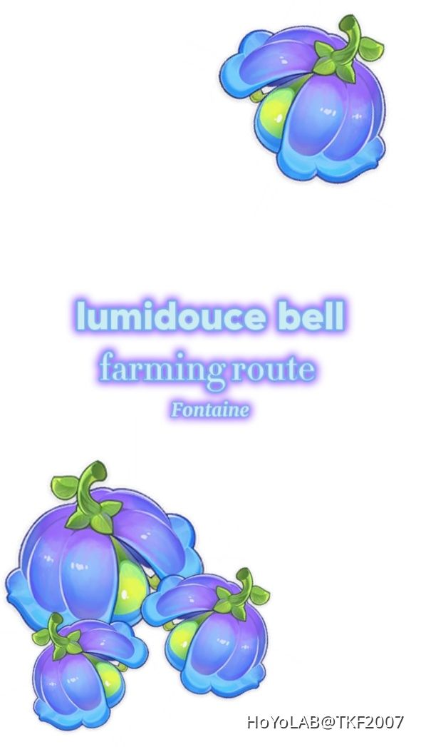 lumidouce bell - farming route Genshin Impact | HoYoLAB